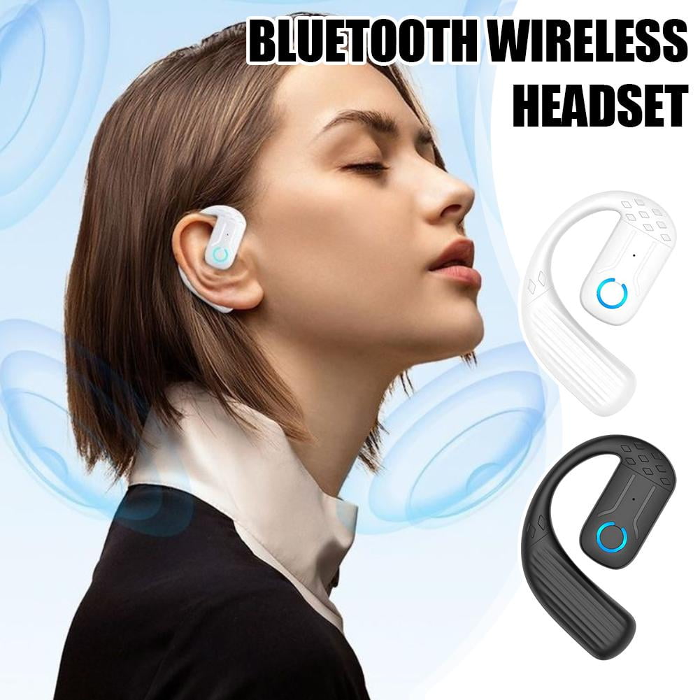 BQLQBQLQ Open Wireless Headset Bluetooth Rotation Adjustable Left Right ...