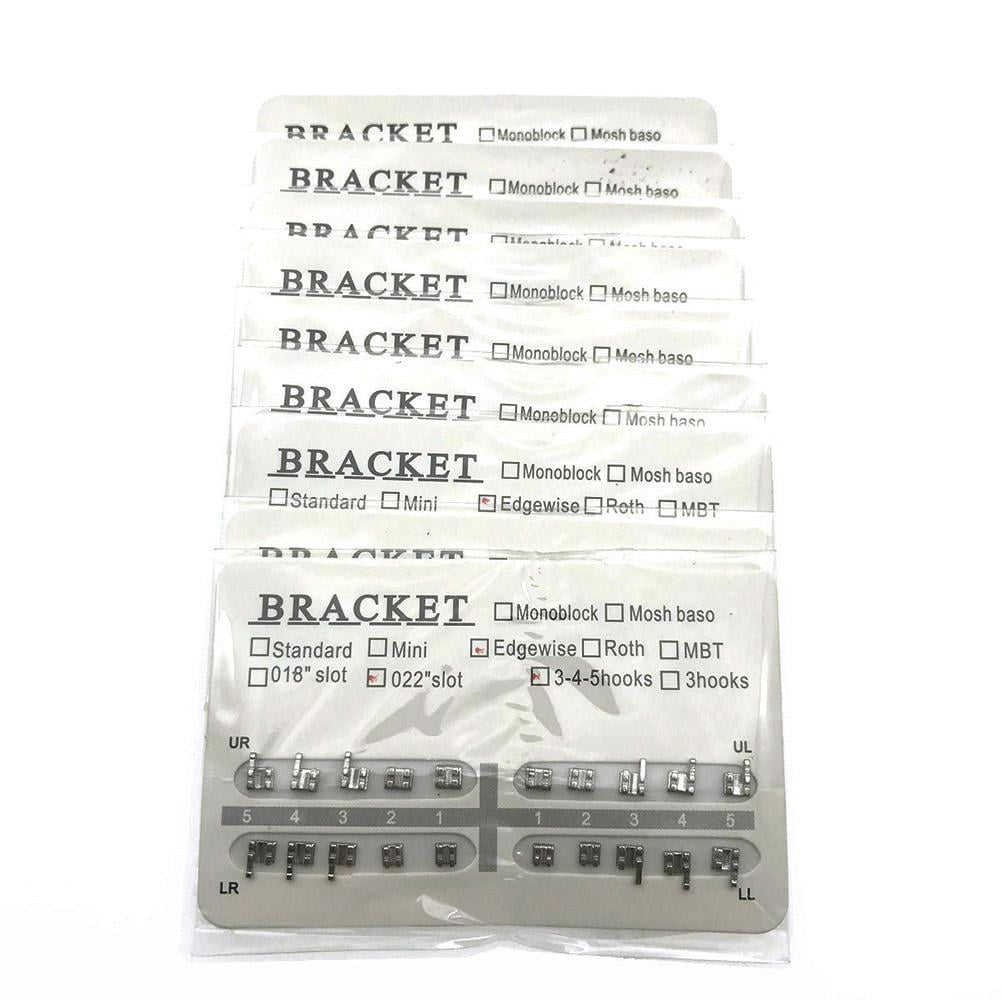 BQLQBQLQ Orthodontic Dental No Hook 022 Slot Edgewise Metal Braces ...