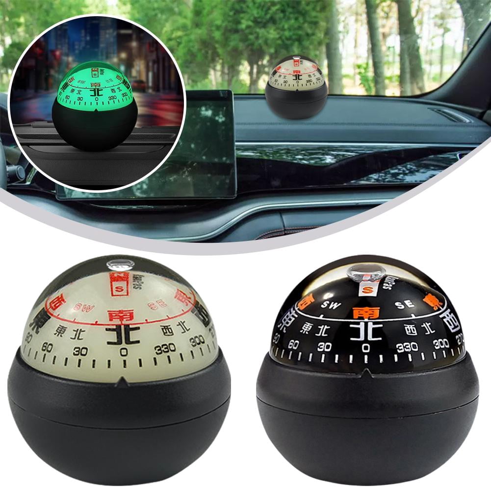 BQLQBQLQ PandaX Car Dashboard Compass Ball Vehicle Compass Ball with ...