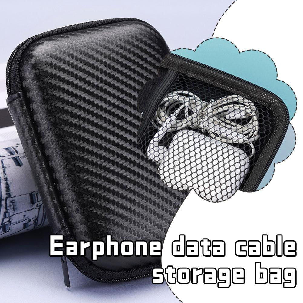 BQLQBQLQ Portable Earphone Cable Tidy Organizer Storage Bag Travel Case ...