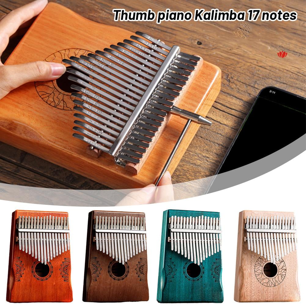 BQLQBQLQ Portable Thumb Piano African Finger 17note Kalimba Music ...