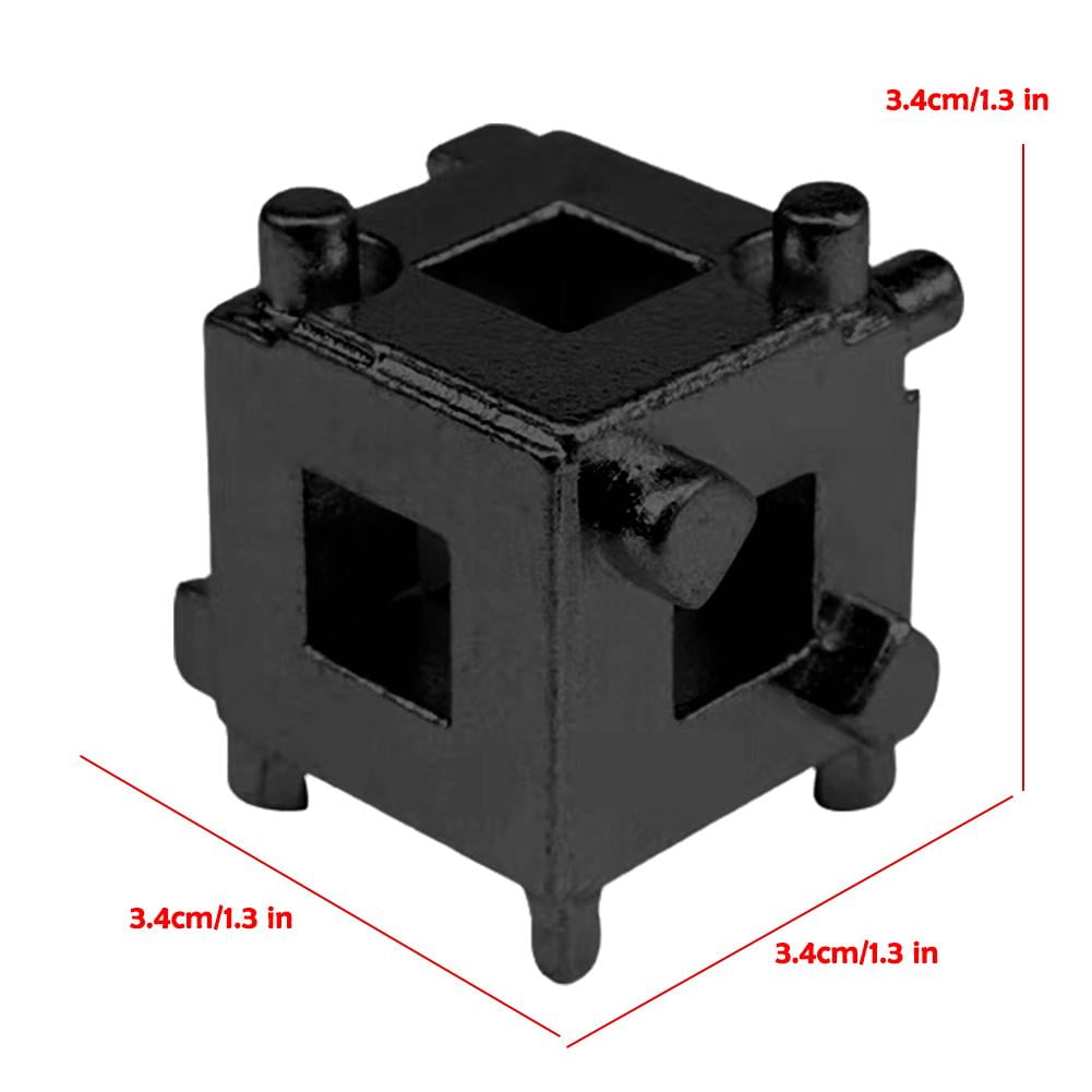 BQLQBQLQ Rear Disc Brake Caliper Piston Rewind/Wind Back Cube Tool 3/8 ...