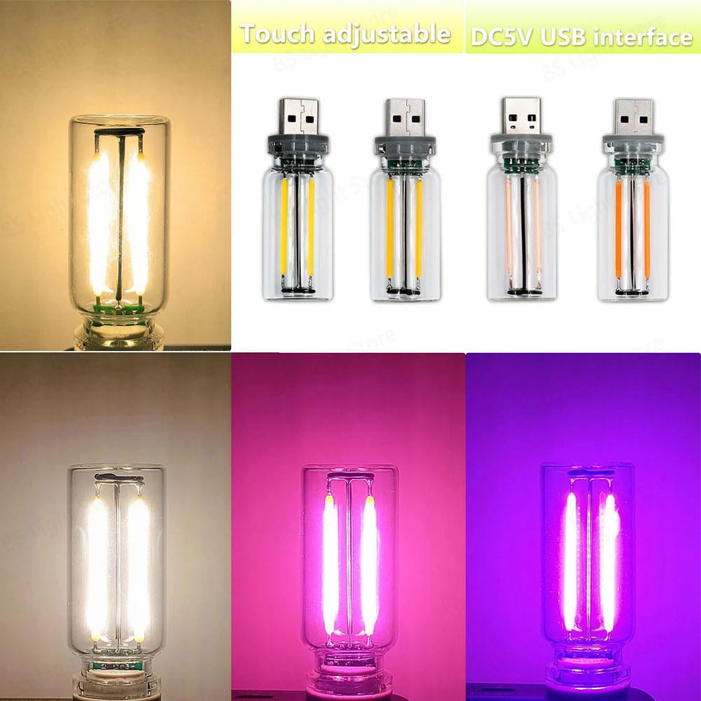 BQLQBQLQ Retro Car Lamps,USB LED Car Interior Atmosphere Lights,Plug-in ...