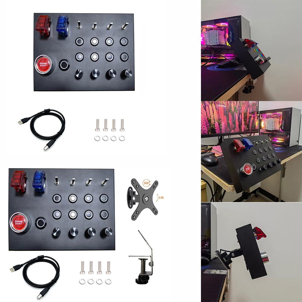 BQLQBQLQ SHUZHENG Racing Button Box Central Control Box with Adjustable ...