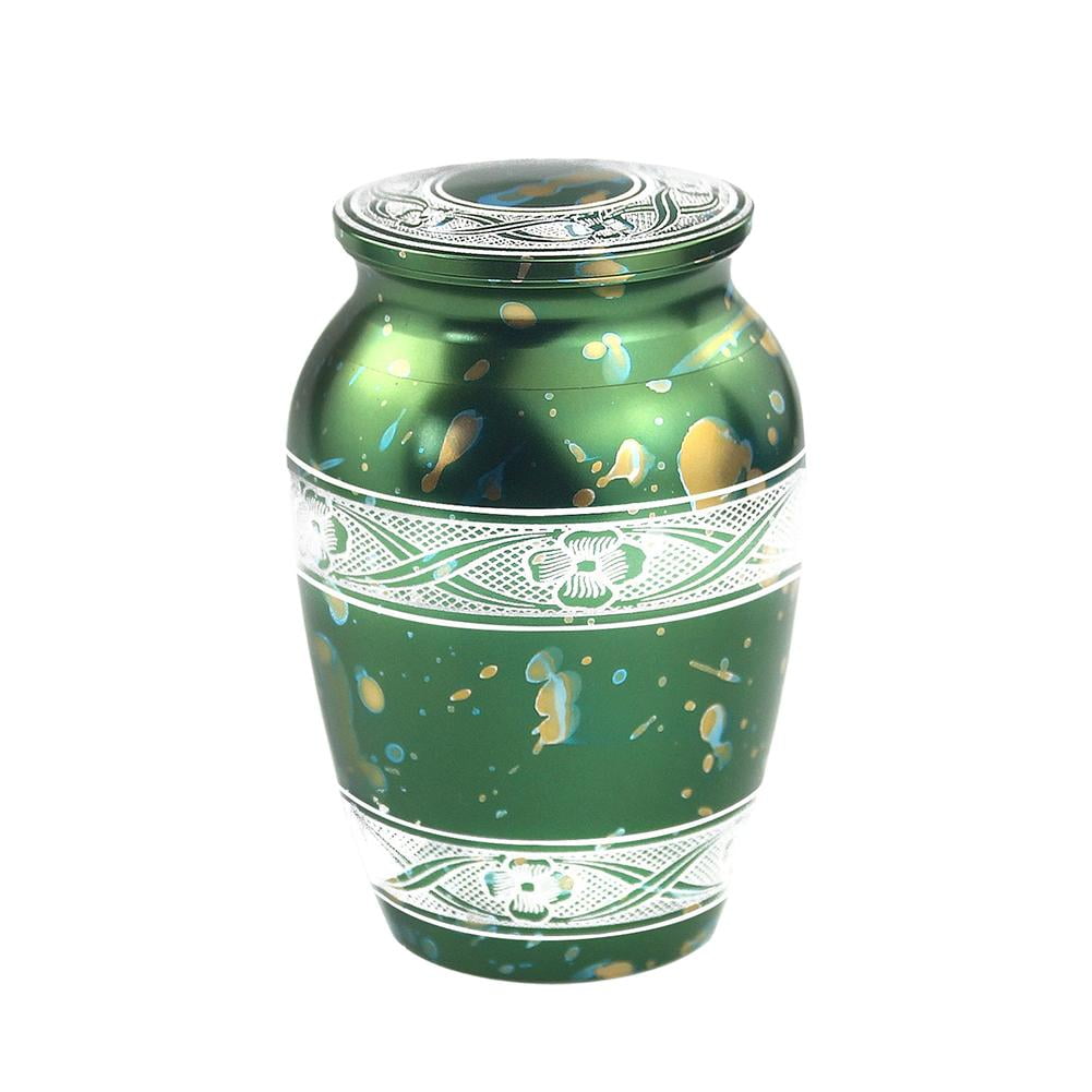 BQLQBQLQ Small Cremation Memorial Urn for Human Ashes Colorful ...