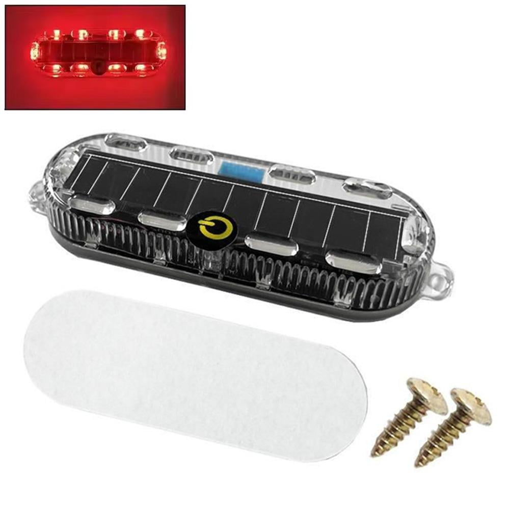 BQLQBQLQ Small oval flashing single red light constant light car ...