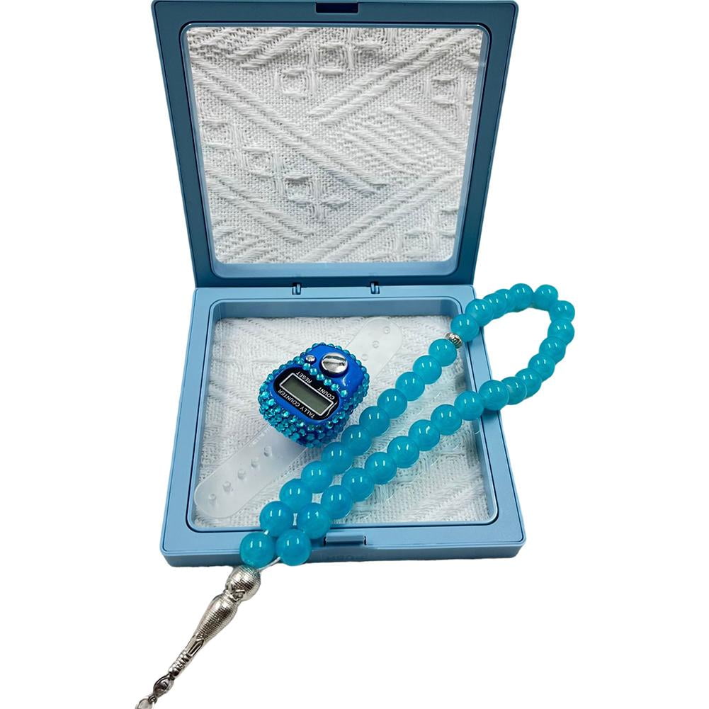 BQLQBQLQ Smart Prayer CounterElectronic Tasbih Finger CounterZikir ...