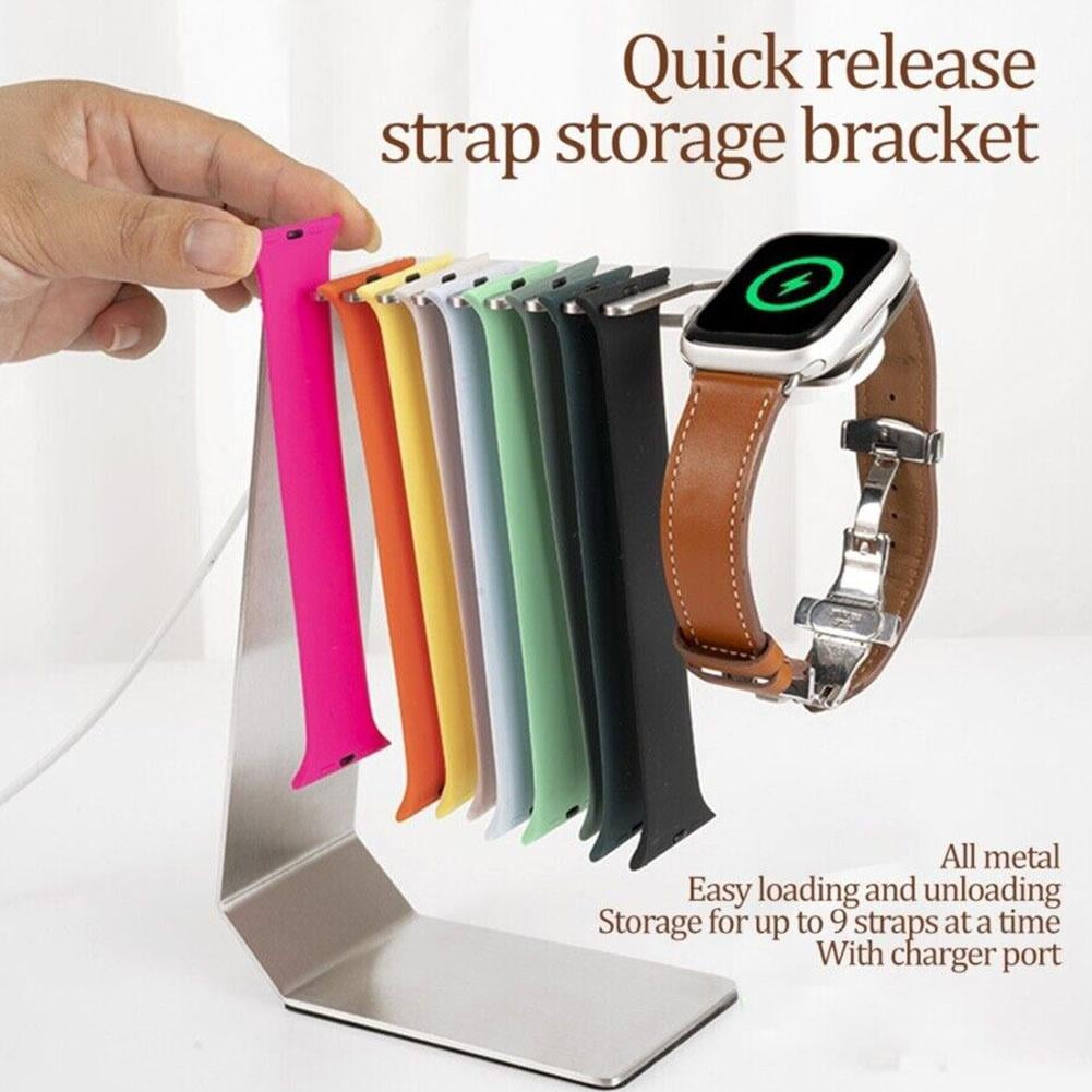BQLQBQLQ Starlight Color D For Apple Watch Charging Base Strap Storage ...