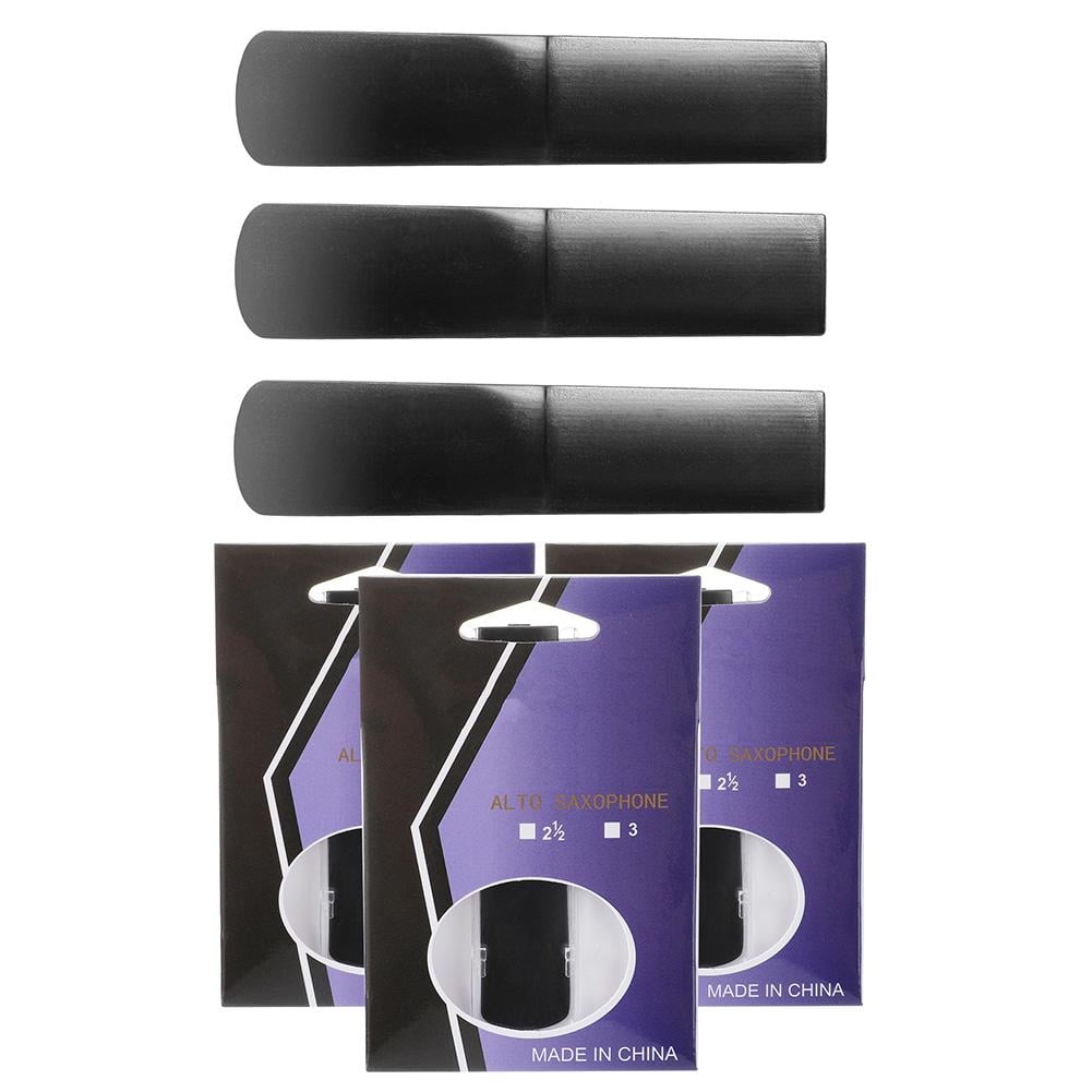 SHAPERME Synthetic Resin Sax Reeds Strength 15 20 25 for Beginner ...