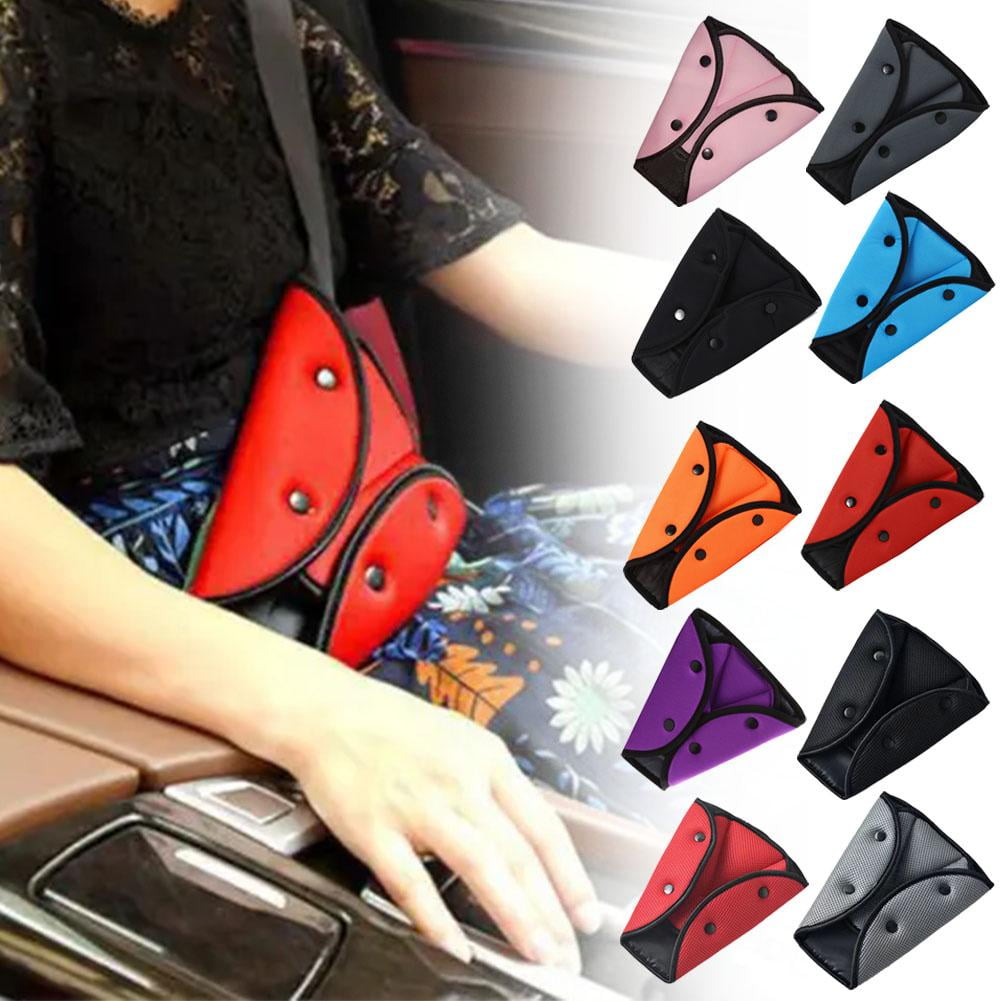 BQLQBQLQ Triangle Fastener Red Car Triangle Fastener Soft Cloth Anti-Le ...