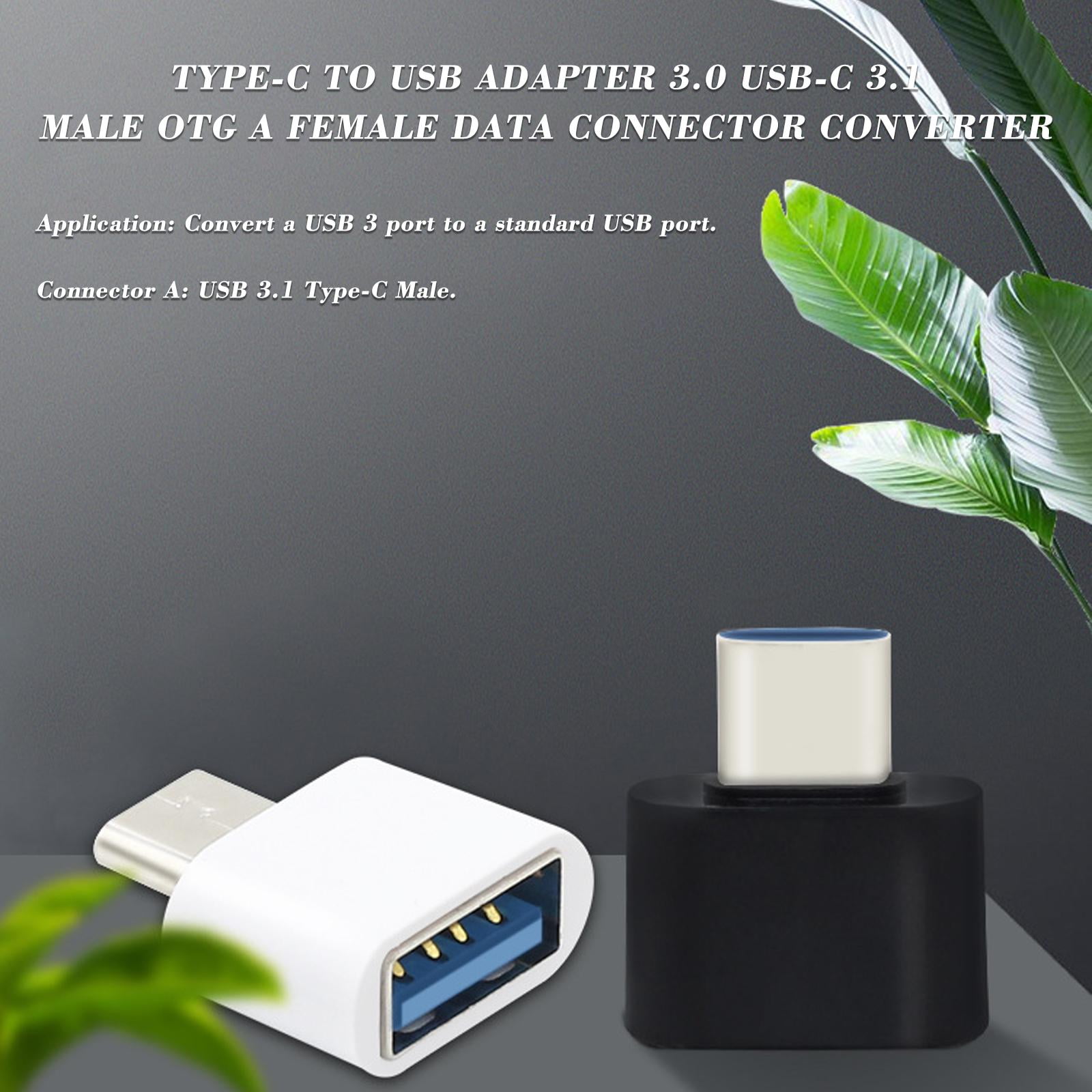 BQLQBQLQ Type C to USB Adapter 30 USBC 31 Male OTG A Female Data H2G4 - Walmart.com