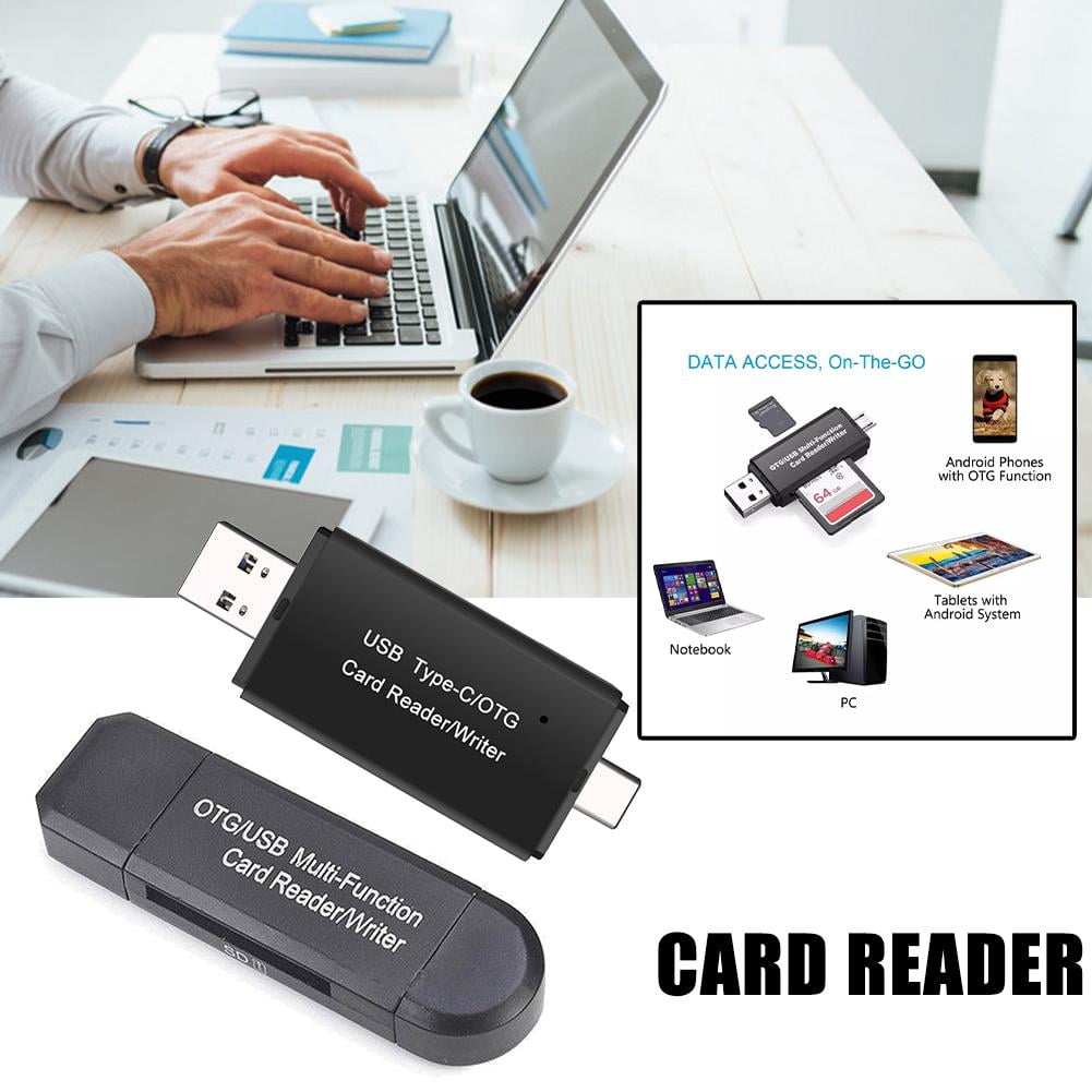 BQLQBQLQ USB 2030 Speicherkartenleser Kartenleser Card Reader TypeC Adapter - Walmart.com