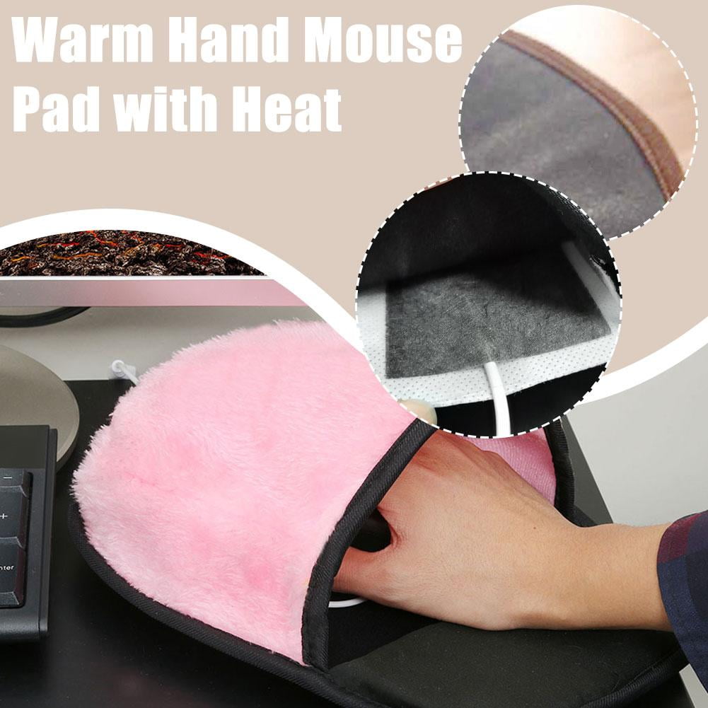 BQLQBQLQ USB Heated Mouse Pad Mat Mouse Hand Warmer With Wristguard ...