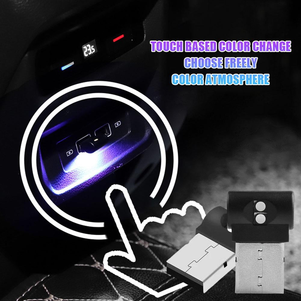 BQLQBQLQ USB LED Neon Mini Car Interior Night Light Atmosphere Ambience ...