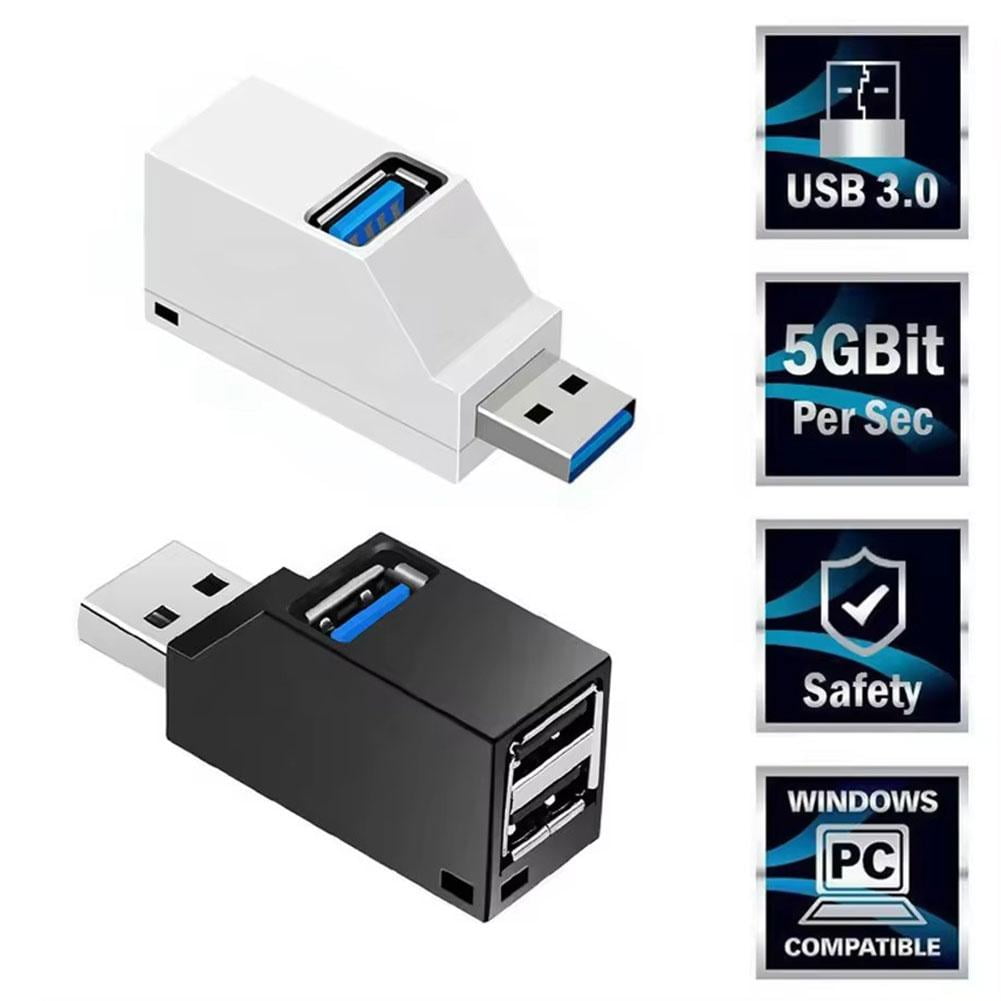 BQLQBQLQ USB3.0 Hub 3-Ports Mini Splitter High Speed Data Transfer For ...