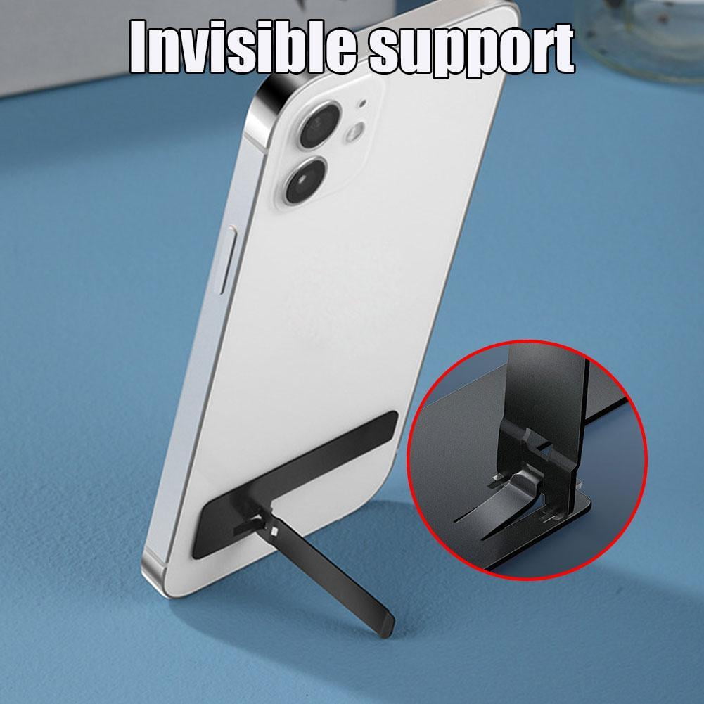 BQLQBQLQ Ultra Thin Mini Metal Folding Mobile Phone Holder Stand Porta ...