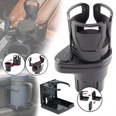 2 in 1 Multifunctional Car Cup Holder Expander with Adjustable Base ...