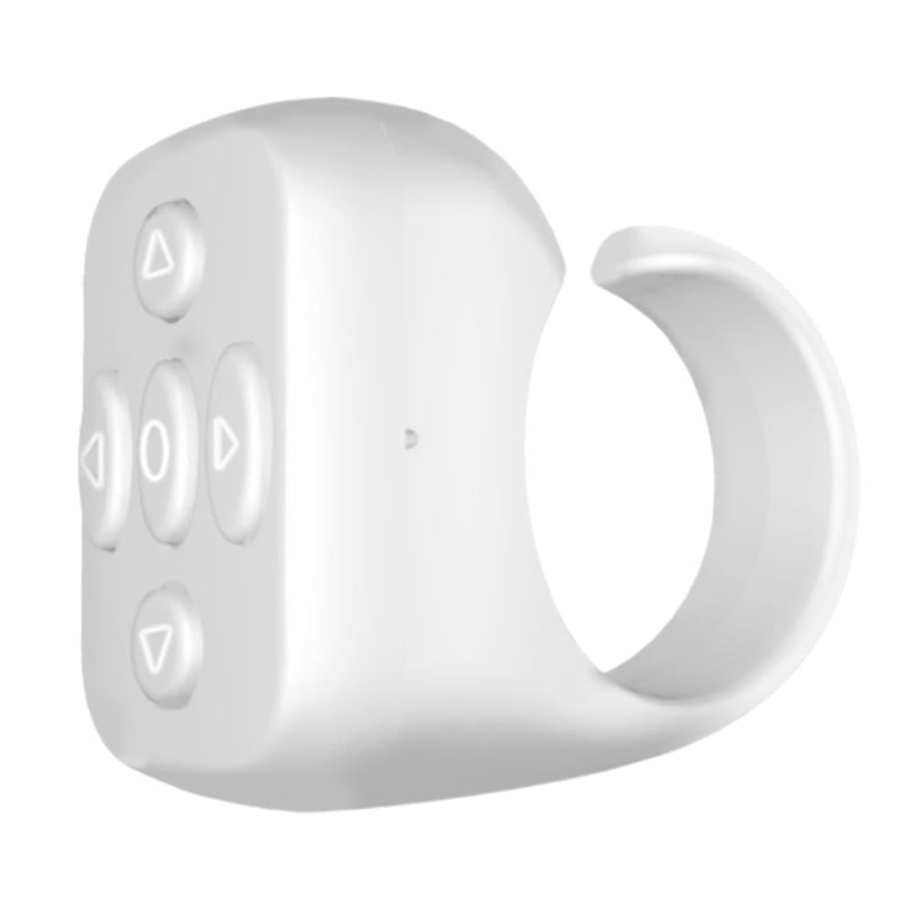 BQLQBQLQ White A1 Set New Bluetooth Smart Ring Page Turner Remote ...