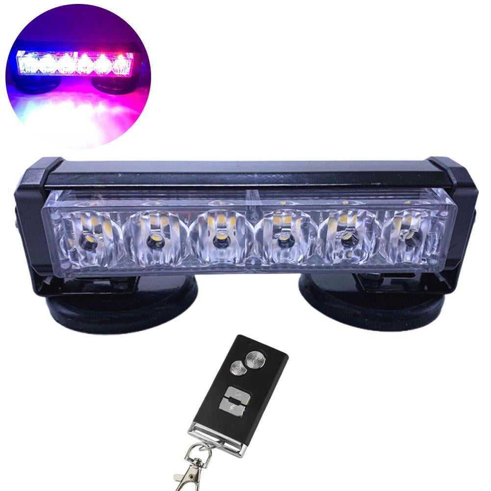 BQLQBQLQ With Remote Control Red And Blue Car Rechargeable Warning ...