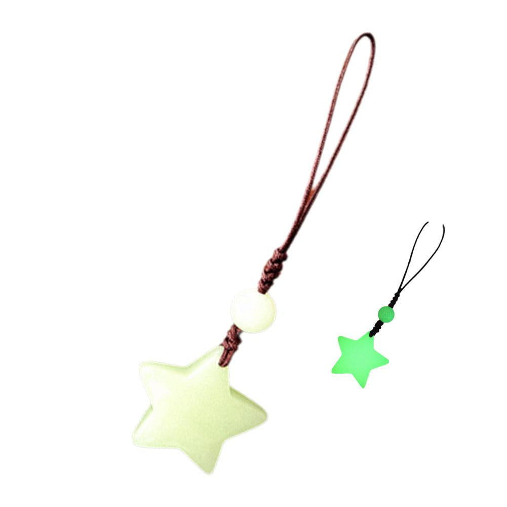 Clerance!Yellow 1 Pcs Luminous Guardian Star Mobile Phone Chain ...