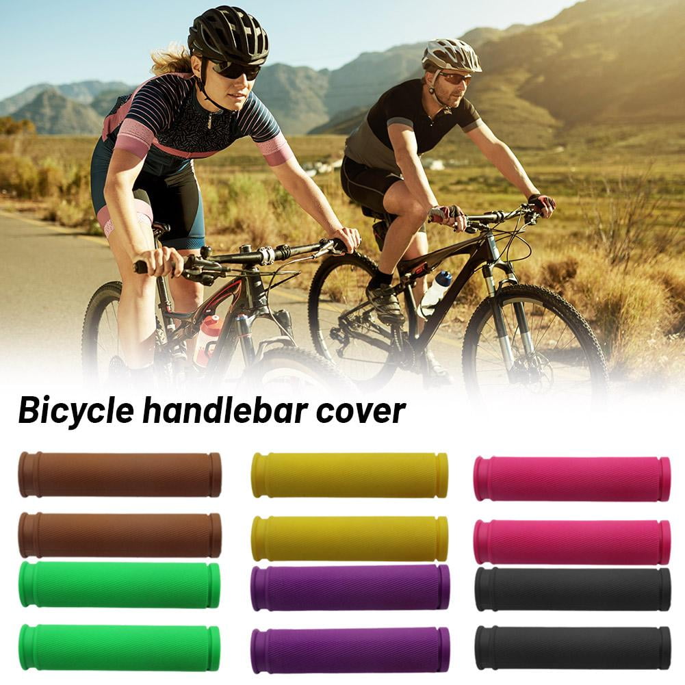 BQLQBQLQ ycle Handlebar Grips Bike Soft BMX Motain Slve Bla MTB Cover ...