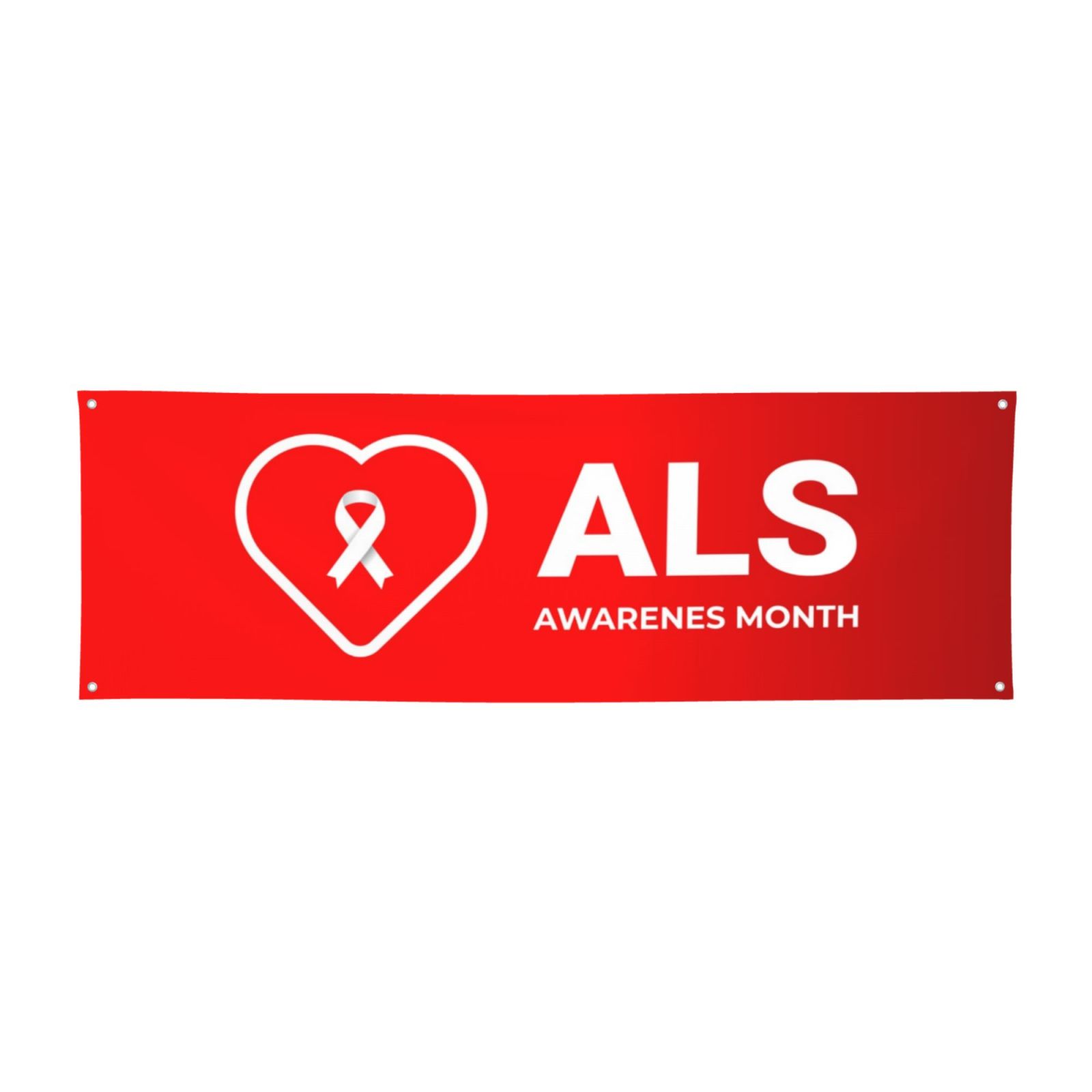 BQQLLBD ALS Awareness Month Banner Backdrop Porch Sign 24 x 71 inches ...