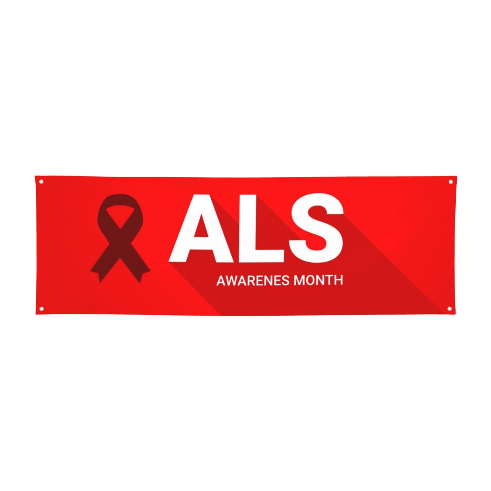 BQQLLBD ALS Awareness Month Banner Backdrop Porch Sign 24 x 71 inches ...