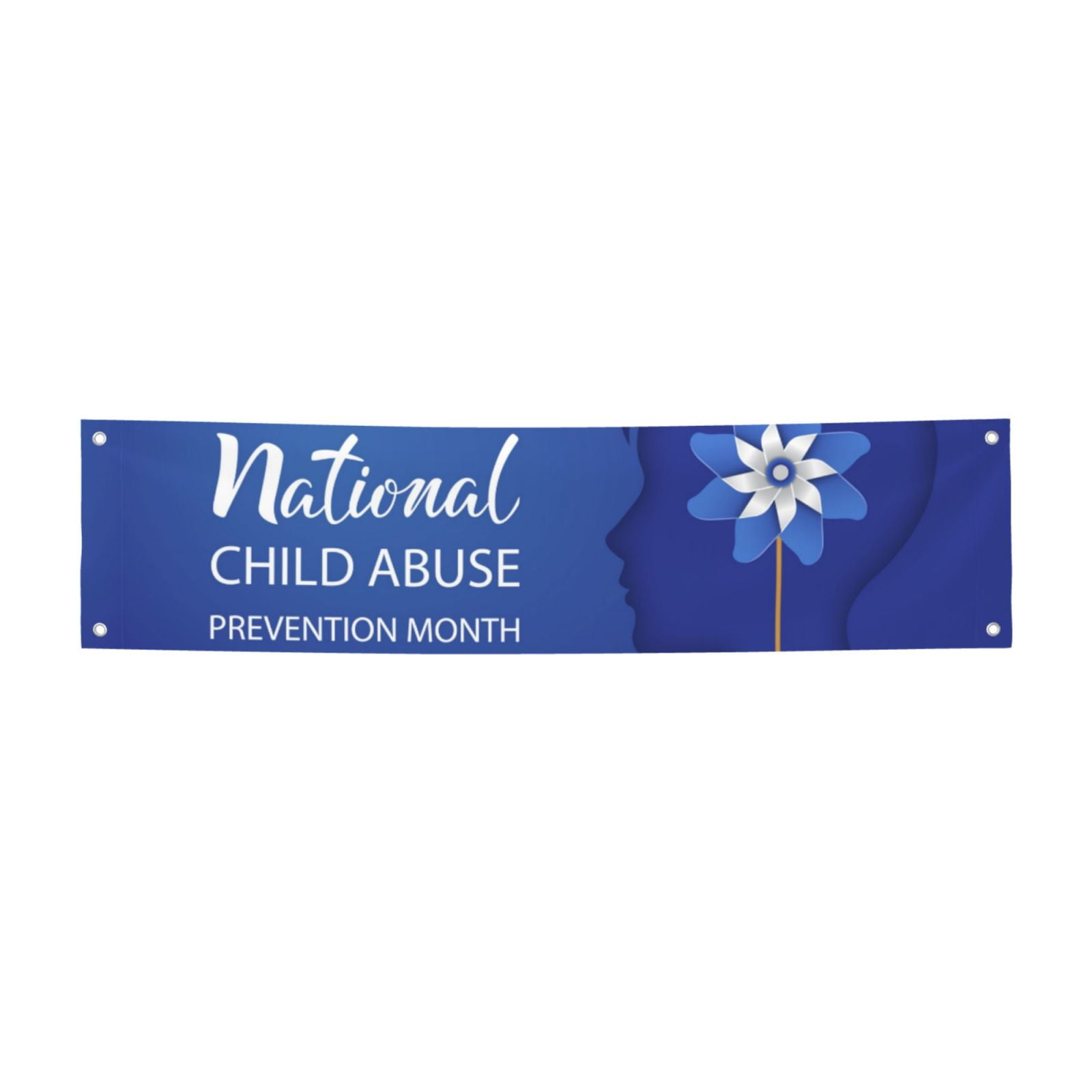 BQQLLBD Child Abuse Prevention Awareness Month Banner Backdrop Porch ...