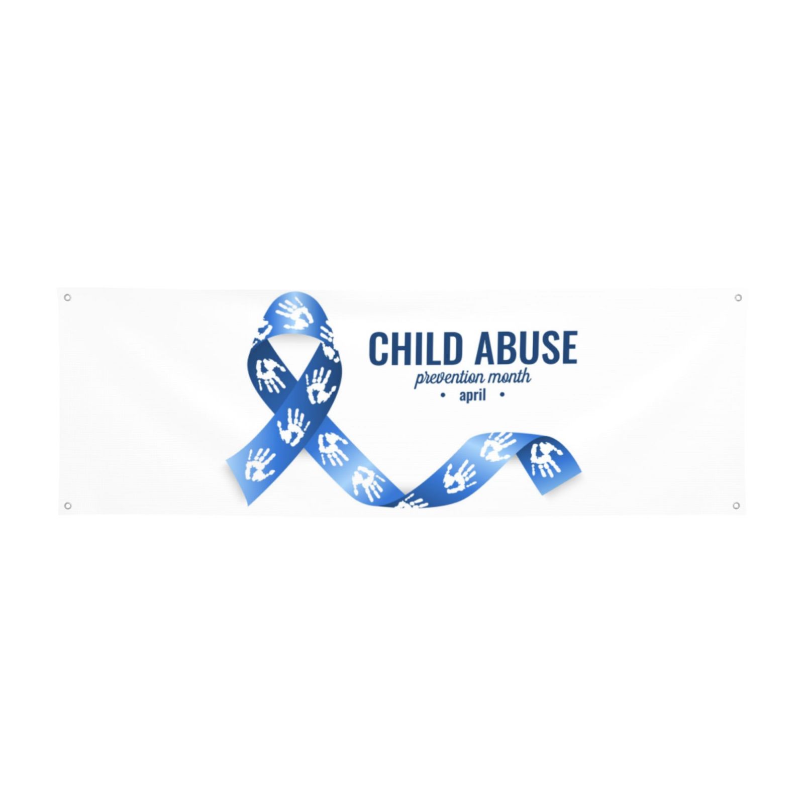 BQQLLBD Child Abuse Prevention Awareness Month Banner Backdrop Porch ...