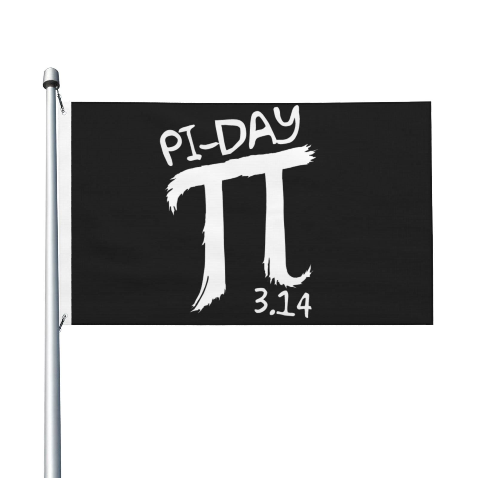 BQQLLBD Funny Mathematical Happy Pi Day Garden Flags 3 x 5 ft Polyester ...