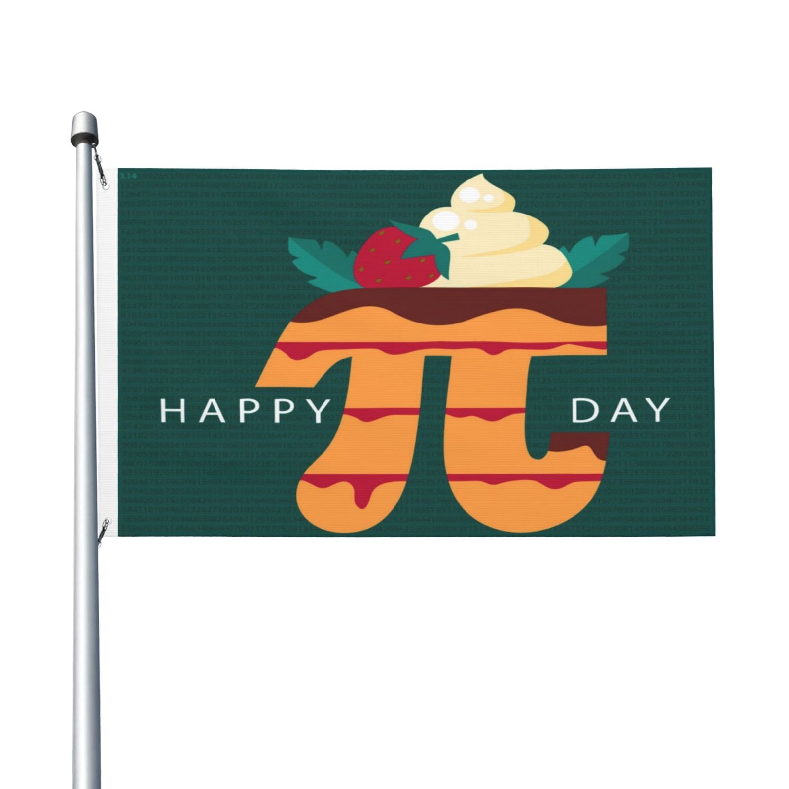 BQQLLBD Funny Pi Day Spiral Pi Math 3.14 Garden Flags 3 x 5 ft ...