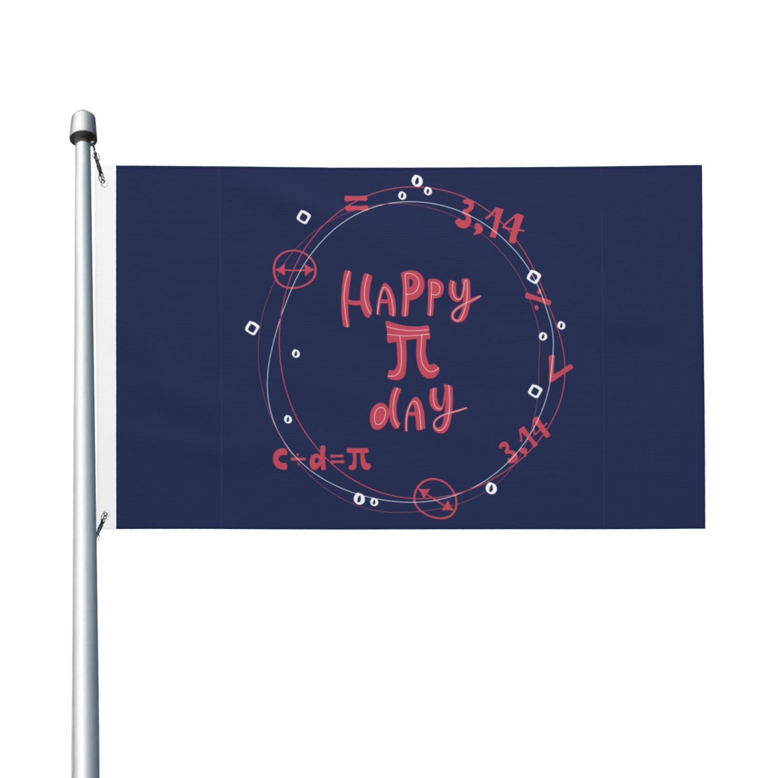 BQQLLBD Funny Pi Day Spiral Pi Math 3.14 Garden Flags 3 x 5 ft ...