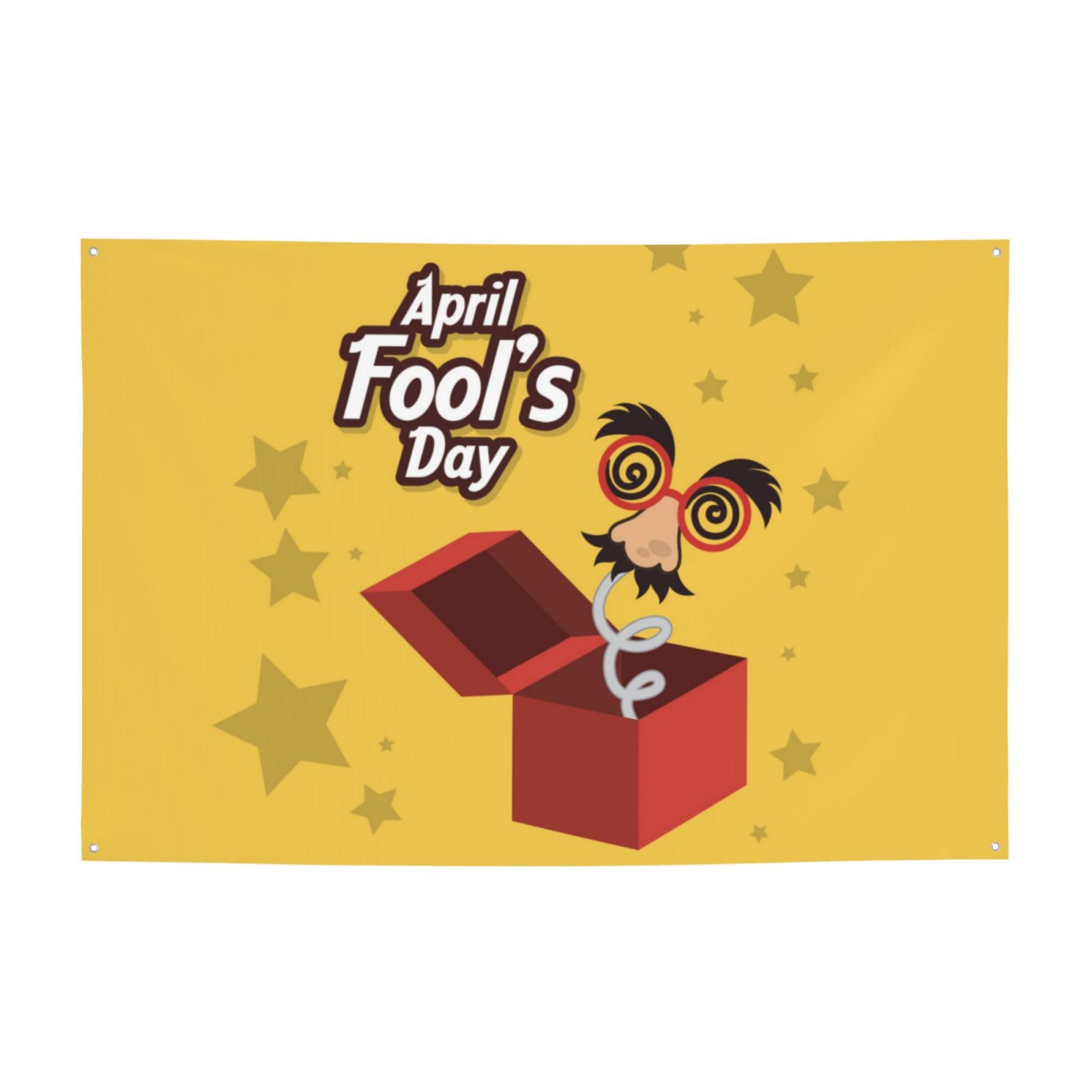 BQQLLBD Happy April Fool's Day Banner Backdrop Porch Sign 47 x 71 ...