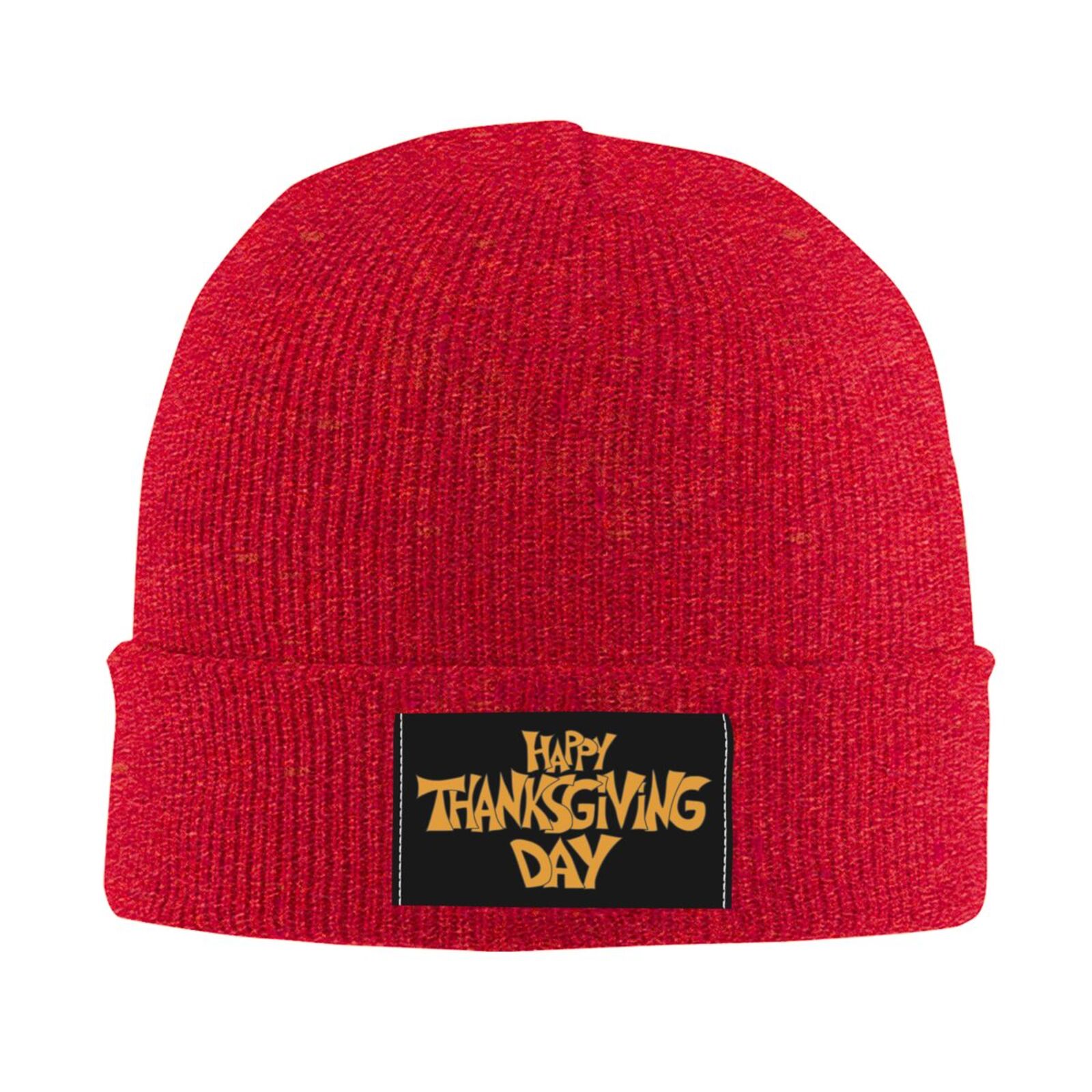 BQQLLBD Happy Thanksgiving Beanie Hats for Men Women Knit Hat Skull Cap ...