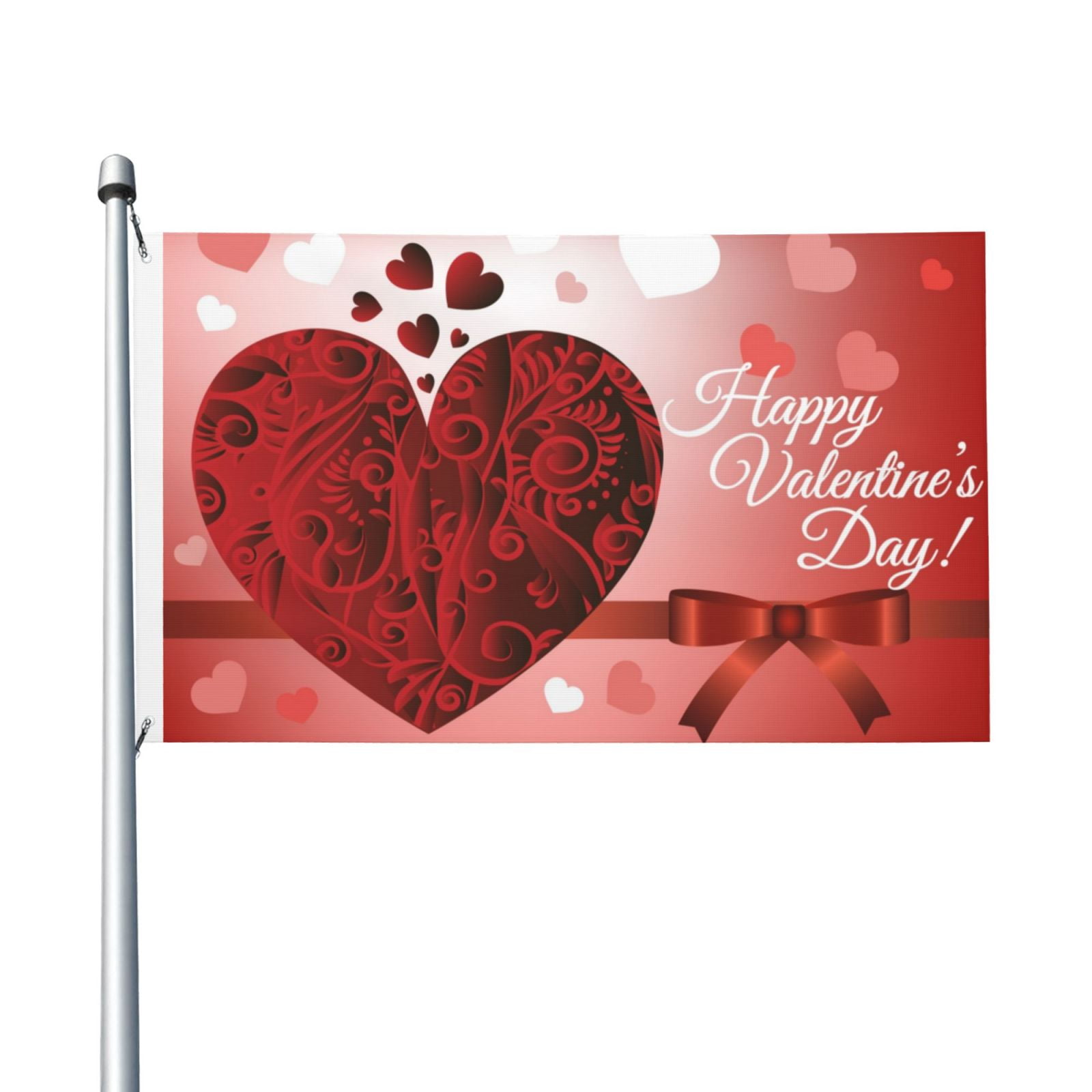 BQQLLBD Happy Valentine's Day Garden Flags 3 x 5 Foot Polyester Flag ...