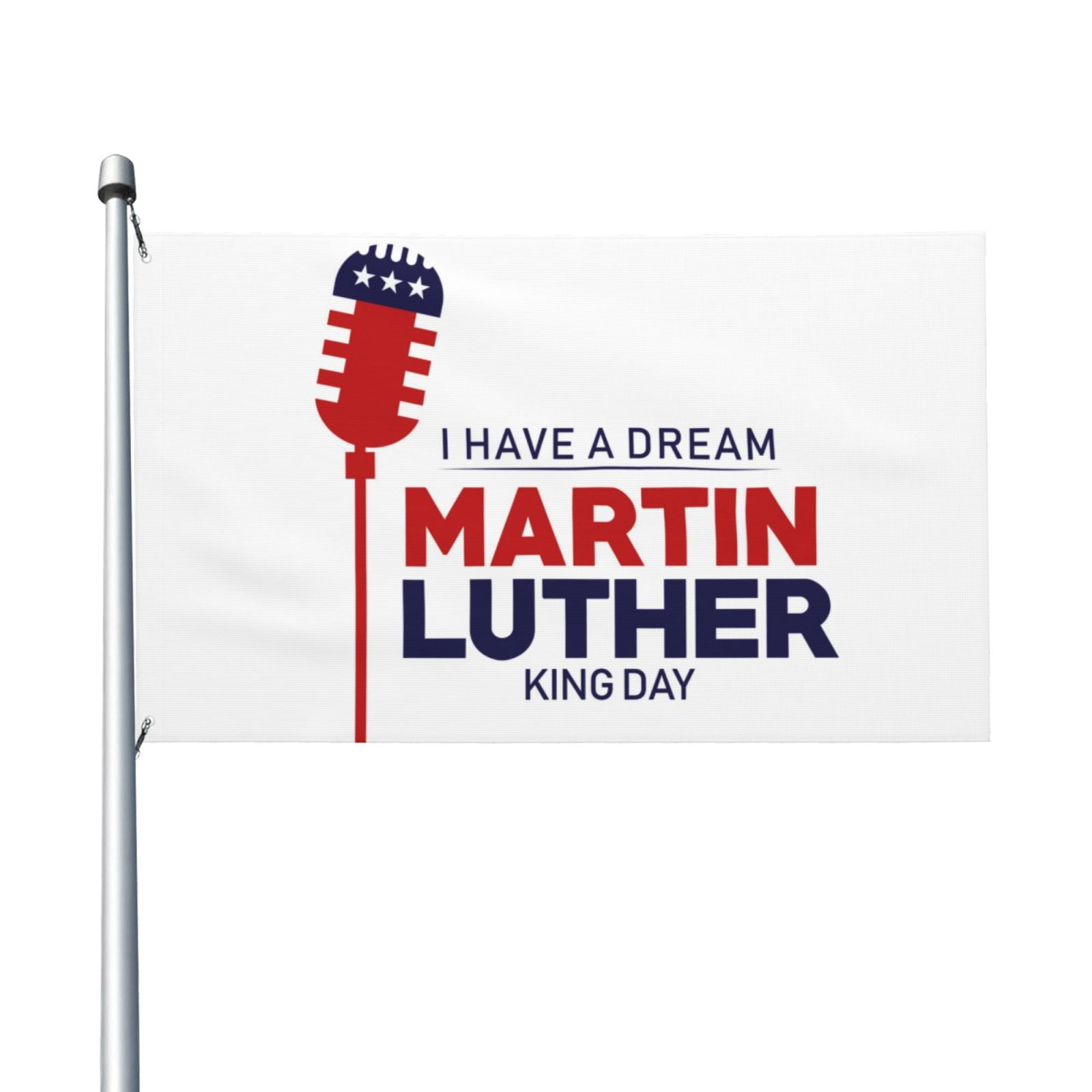 BQQLLBD Martin Luther King Day Garden Flags 3 x 5 ft Polyester Flag ...