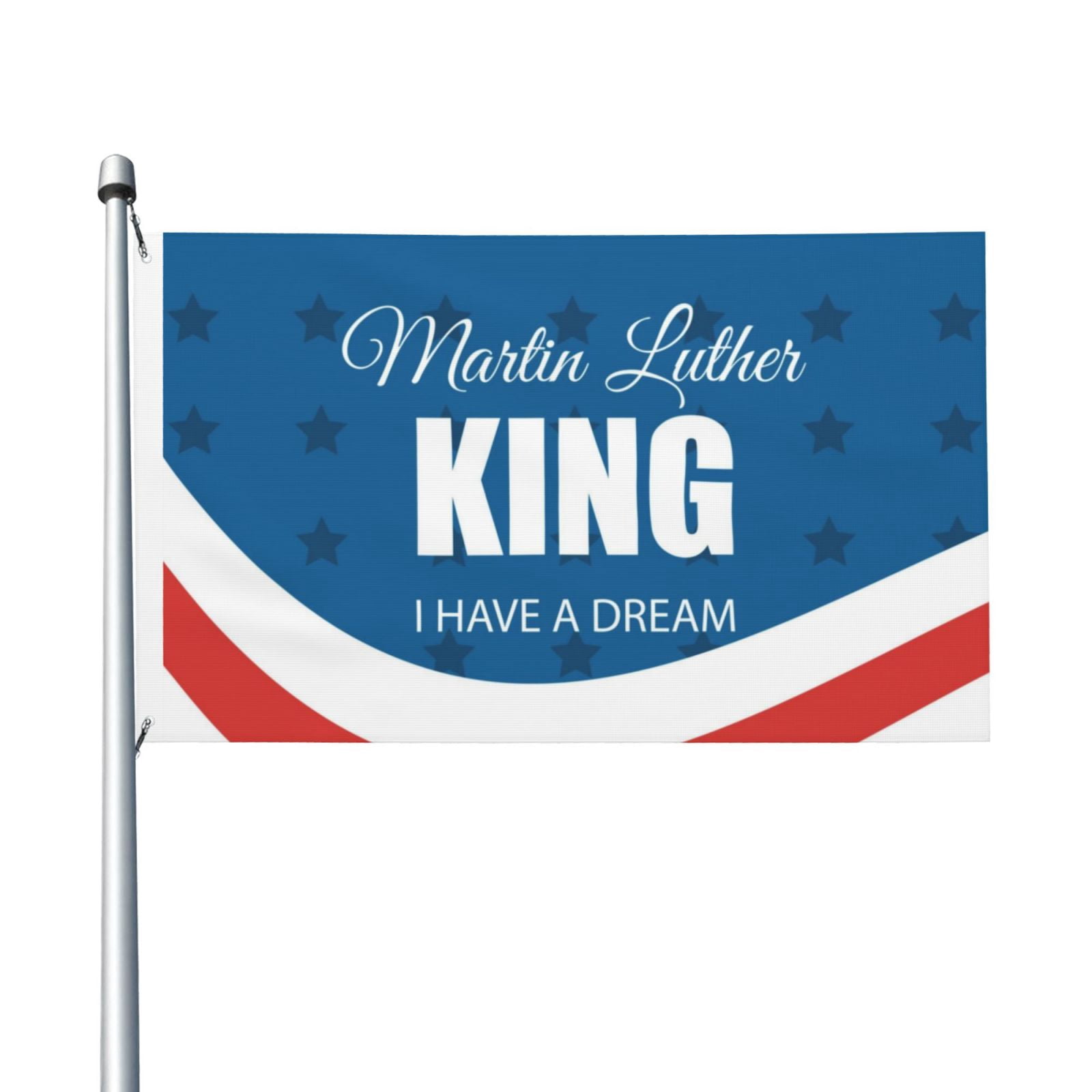 BQQLLBD Martin Luther King Day Garden Flags 3 x 5 ft Polyester Flag ...