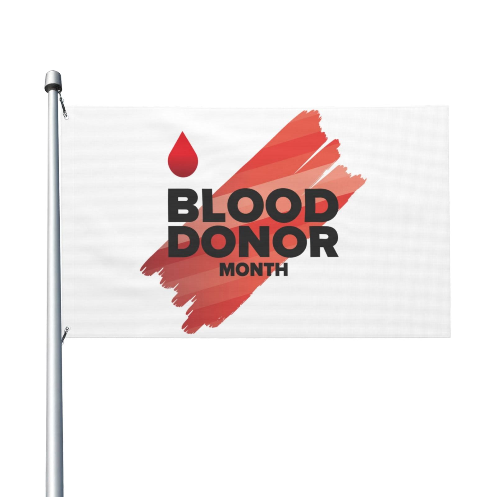 BQQLLBD National Blood Donor Month Garden Flags 3 x 5 ft Polyester Flag ...