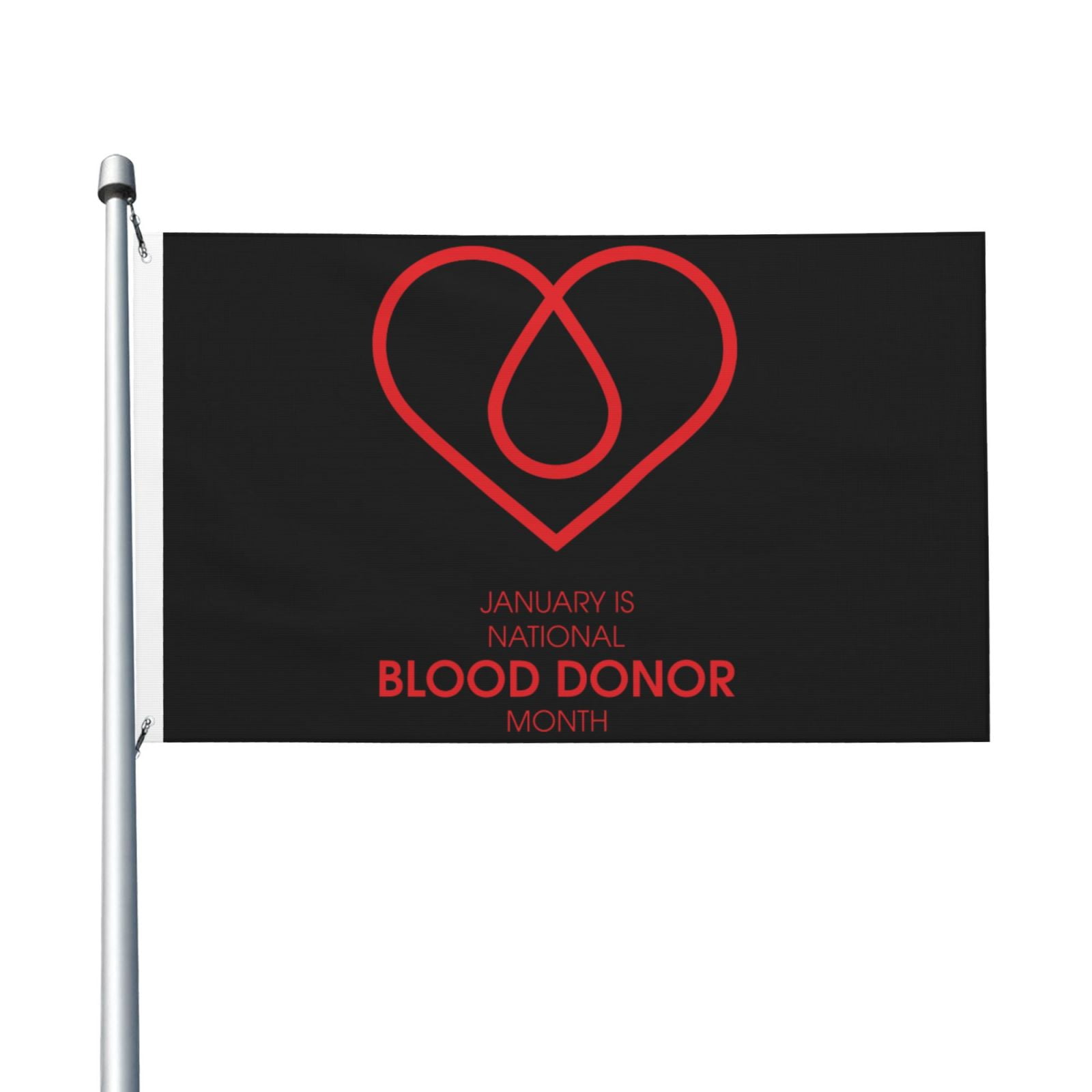BQQLLBD National Blood Donor Month Garden Flags 3 x 5 ft Polyester Flag ...