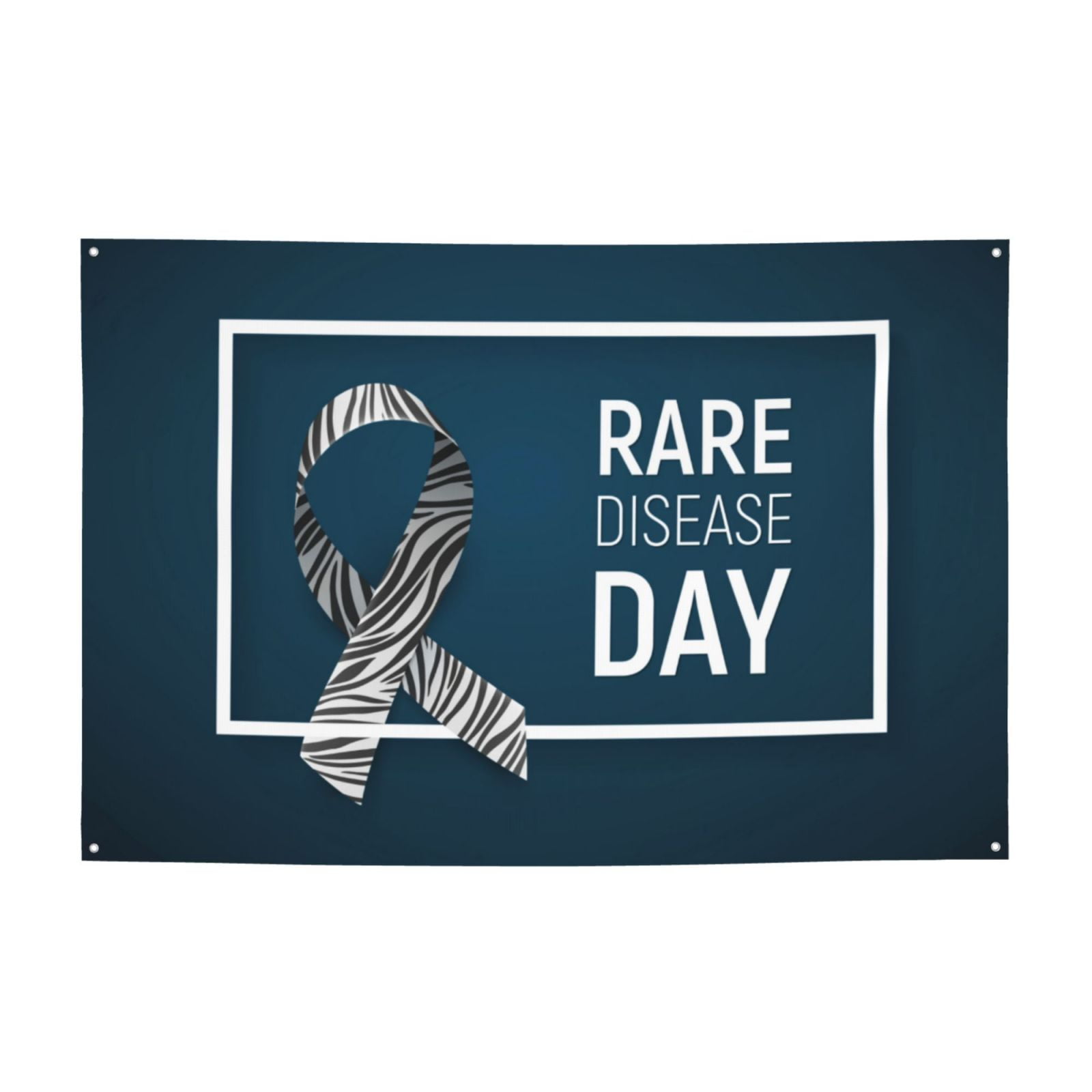 BQQLLBD RARE DISEASE Awareness Day Banner Backdrop Porch Sign 47 x 71 ...
