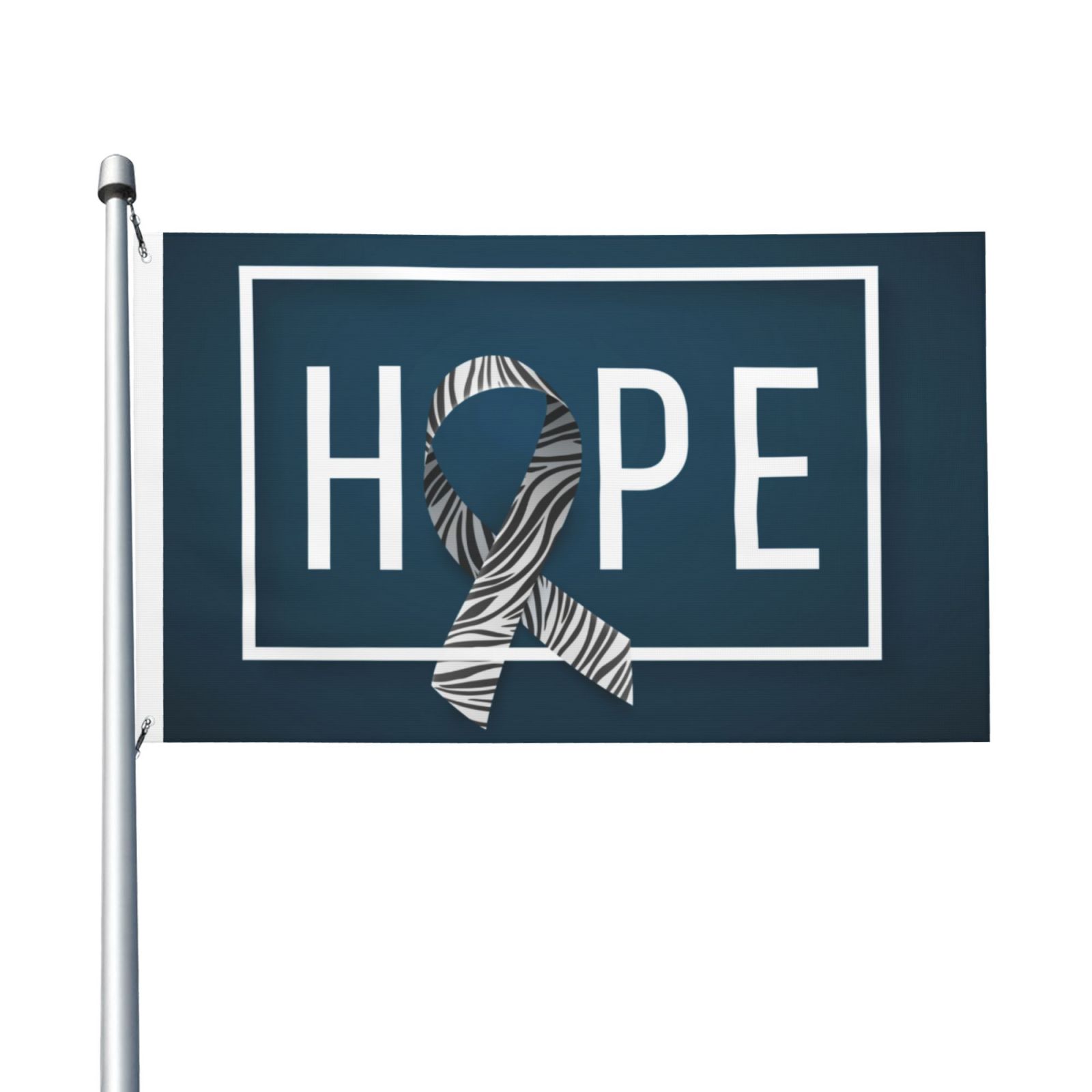 BQQLLBD RARE DISEASE Awareness Day Garden Flags 3 x 5 ft Polyester Flag ...