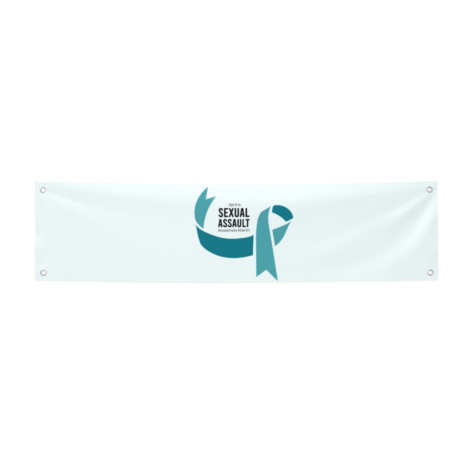BQQLLBD Sexual Assault Awareness Month Banner Backdrop Porch Sign 12 x ...