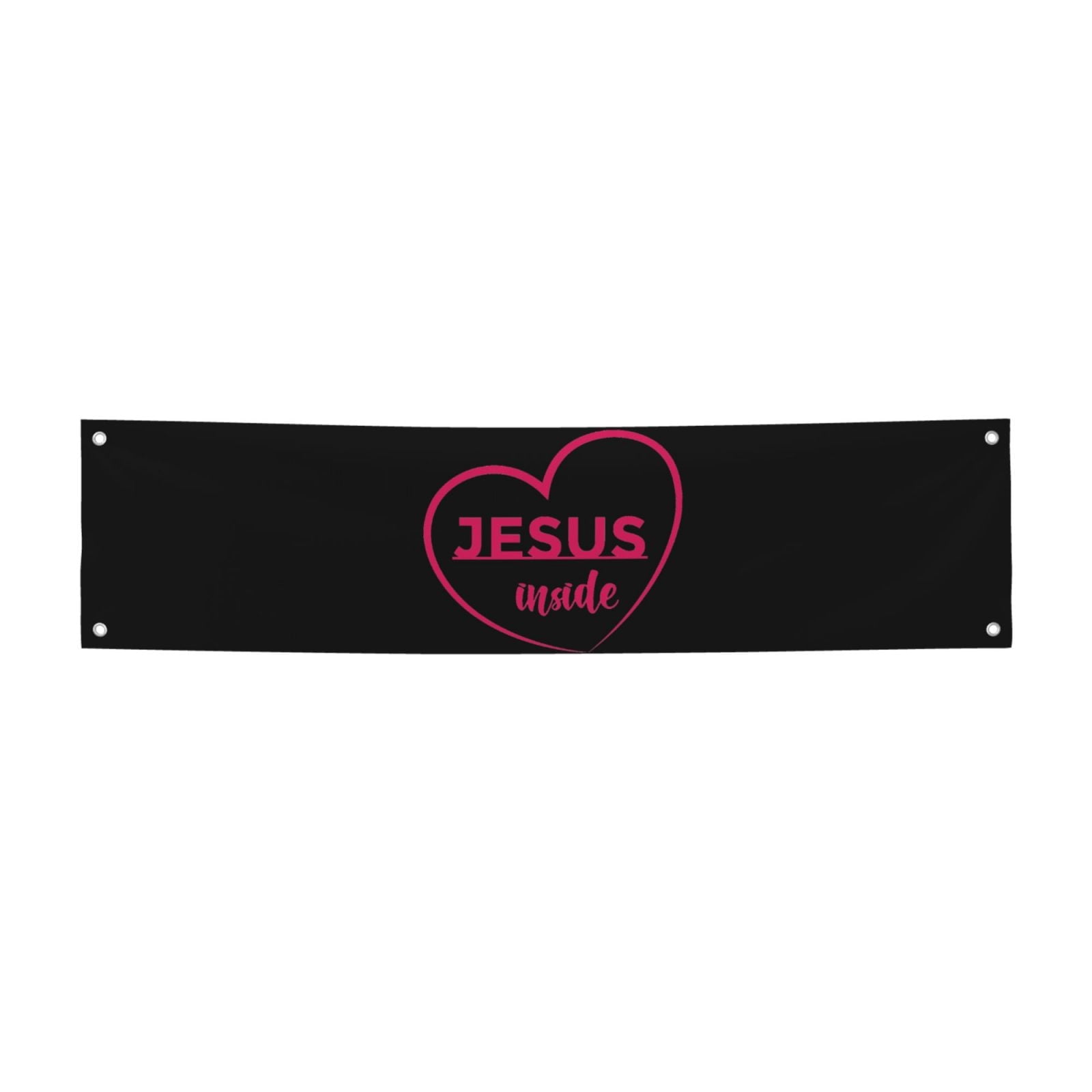 BQQLLBD Yeshua Jesus Christian Banner Backdrop Porch Sign 12 x 47 ...