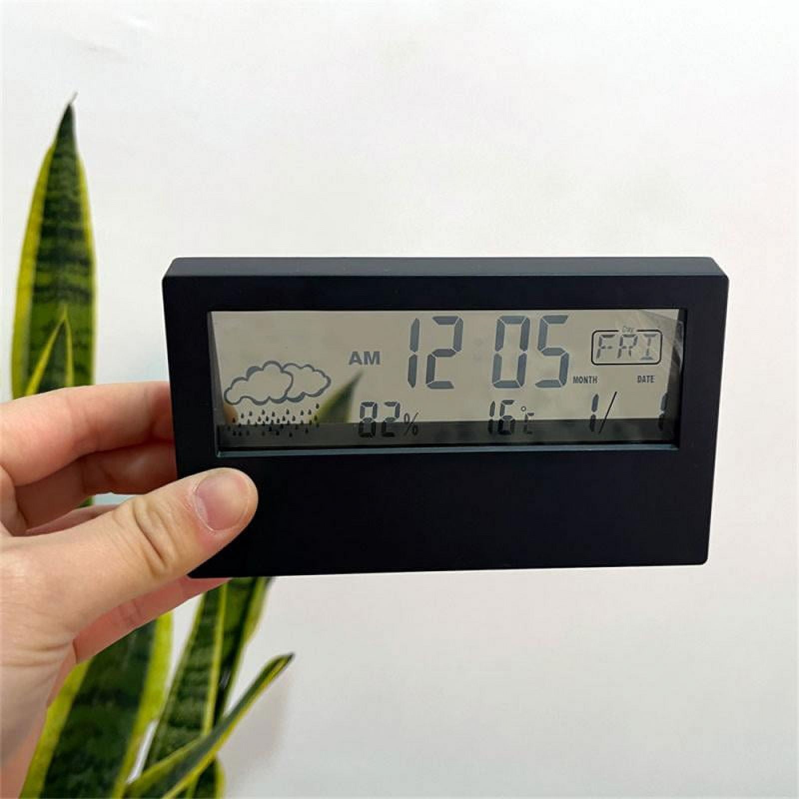 BR 2025 LCD Multifunctional Electronic Digital Alarm Clock Smart ...