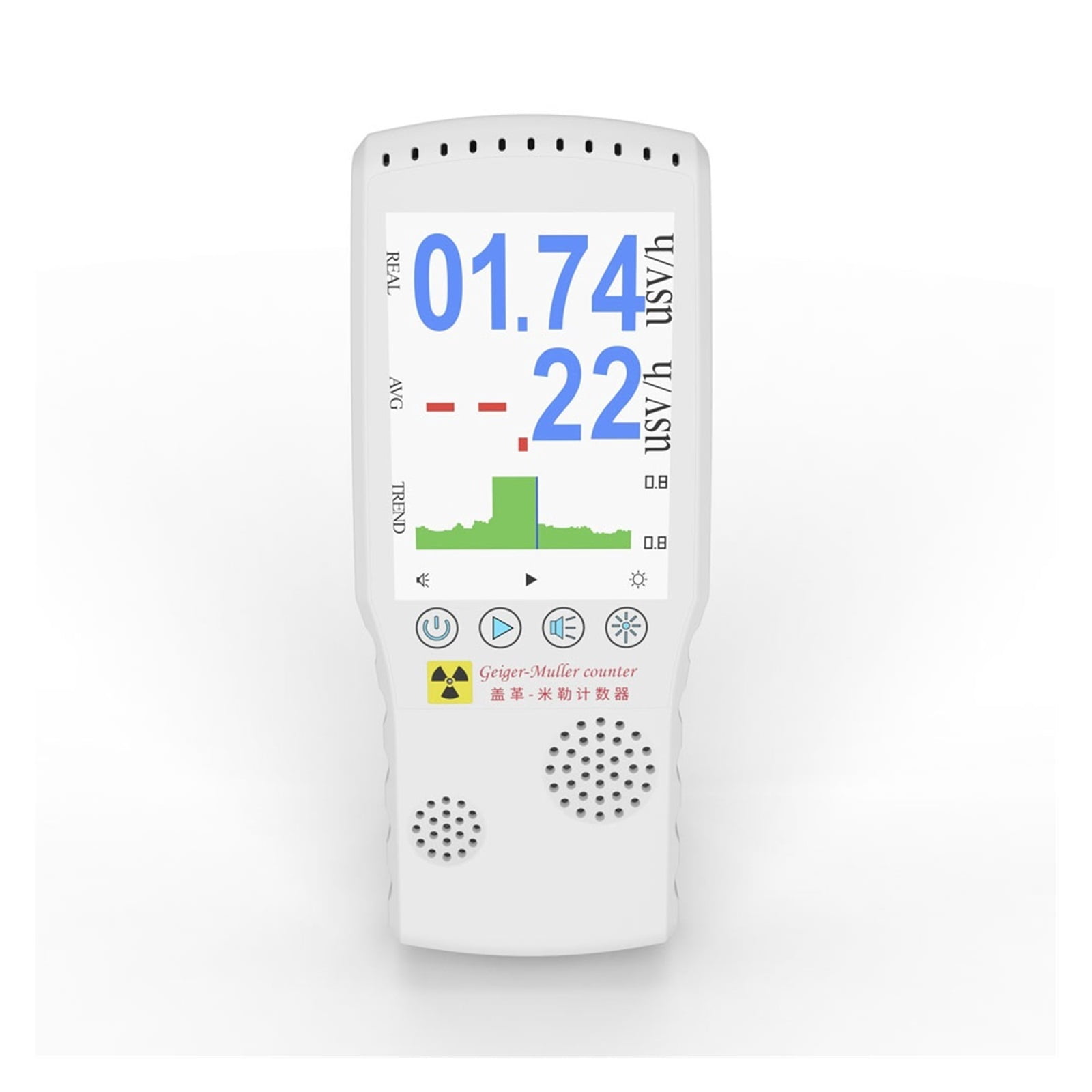 BR-6 Portable Radiation Nuclear Detector EMF Meter Full-functional ...