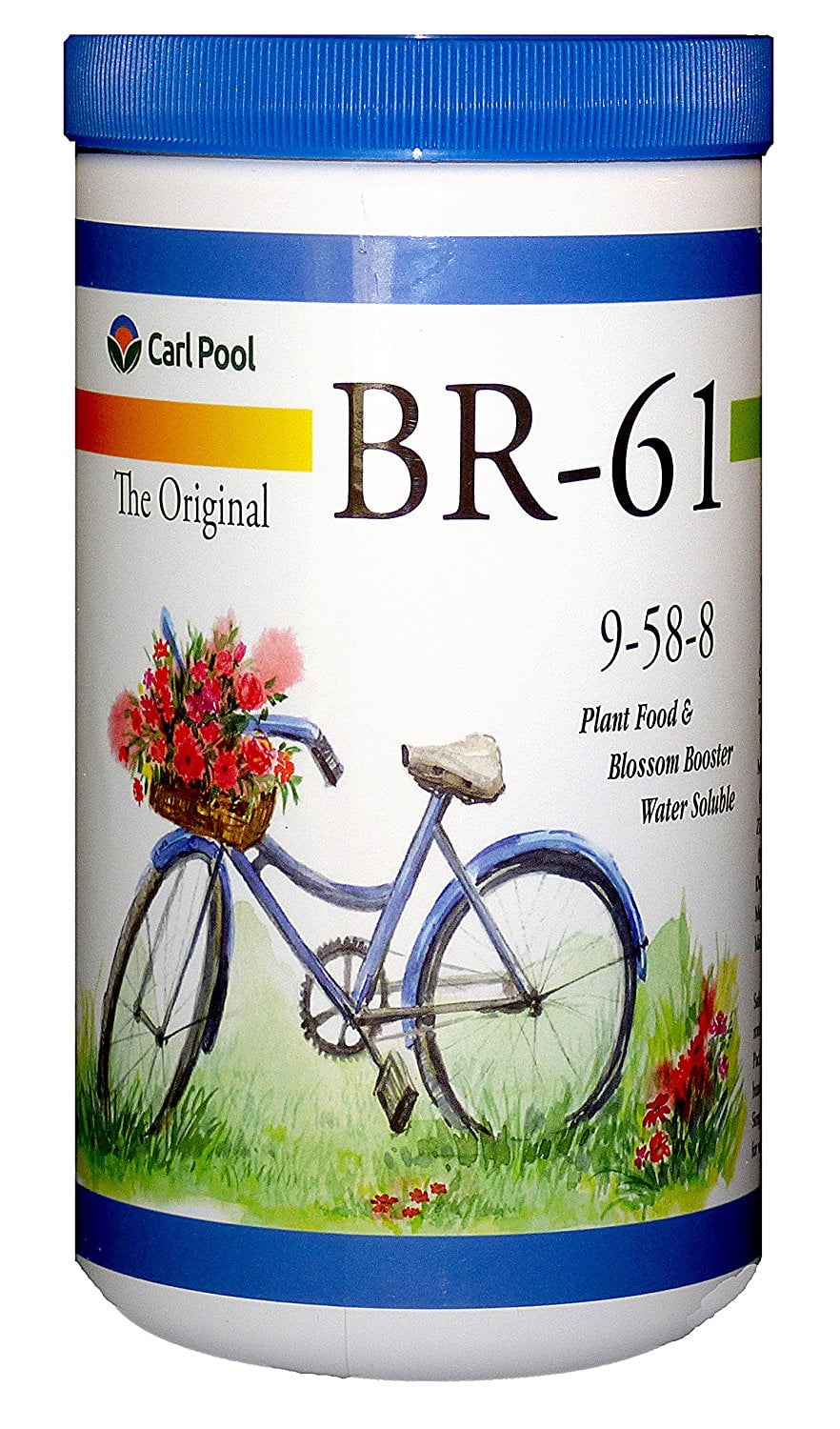 Carl Pool BR-61 Plant Food, Water Soluble Fertilizer 24oz, 9-58-8 ...