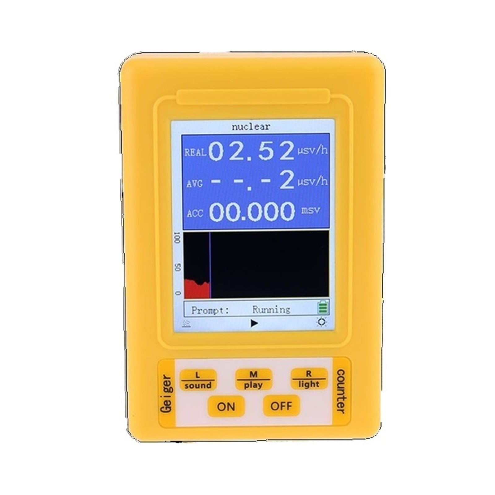 BR-9C 2-in-1 Handheld Digital Display Electromagnetic Radiation Nuclear ...