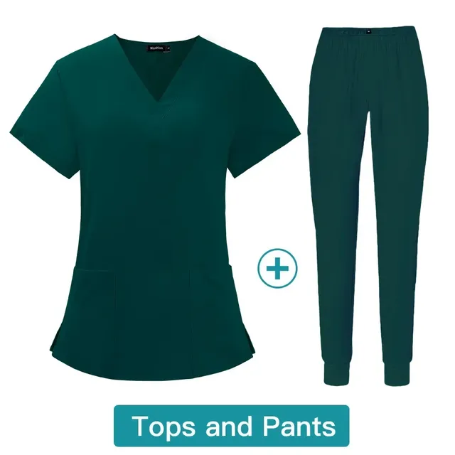 BR FASHION Work Uniforms Nurse Uniform Hospital Scrubs Summer Uniform ...