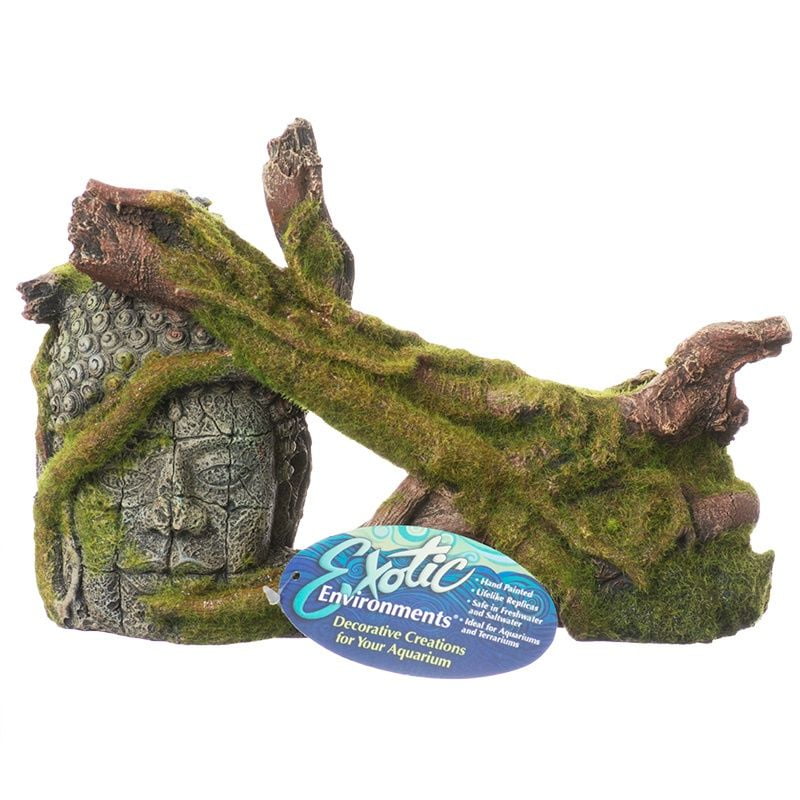 Exotic Environments Moss Covered Ruin & Roots - Walmart.com