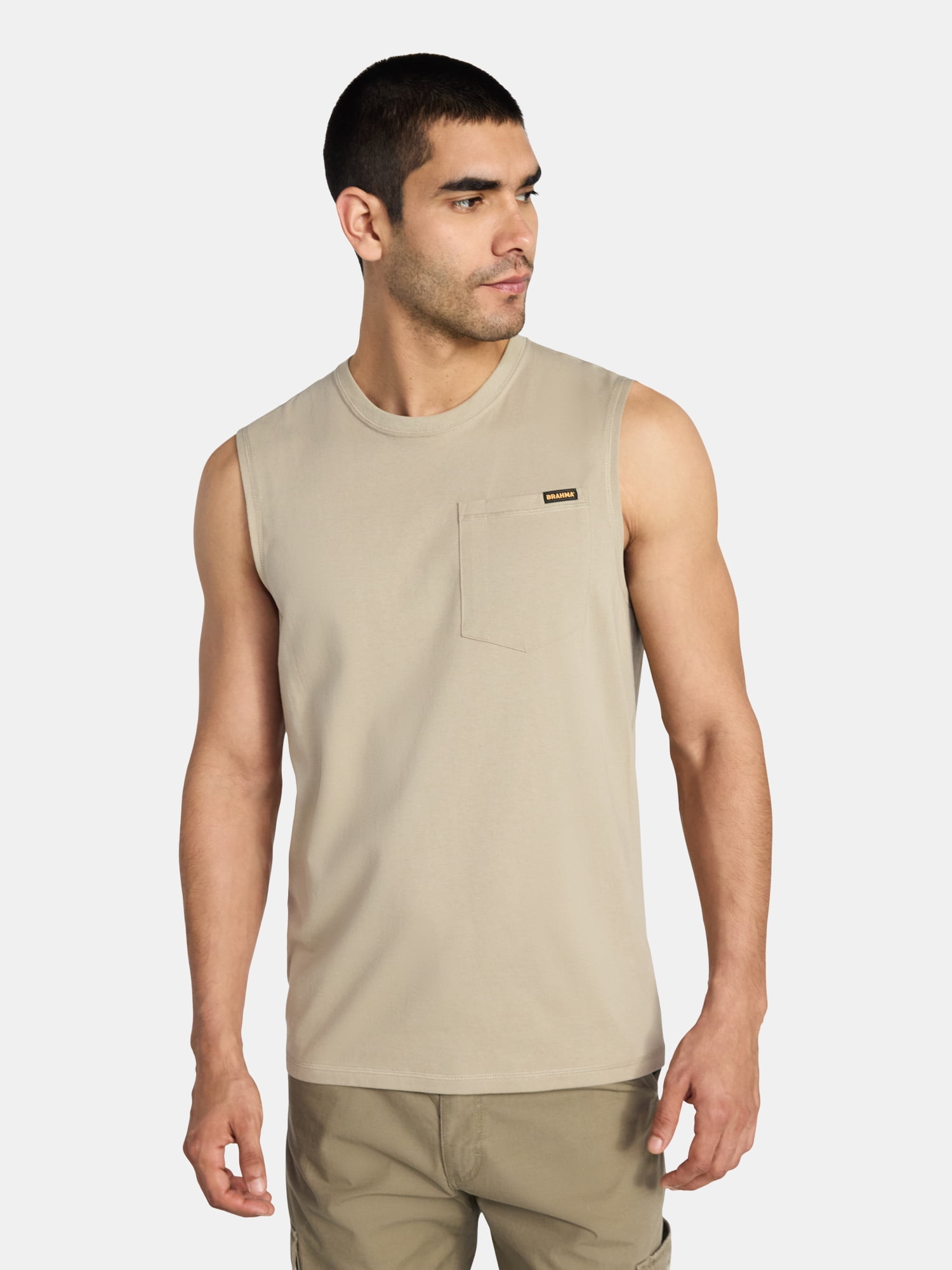 Brahma Men's & Big and Tall Men's Muscle Tee, Sizes S-3XL - Walmart.com